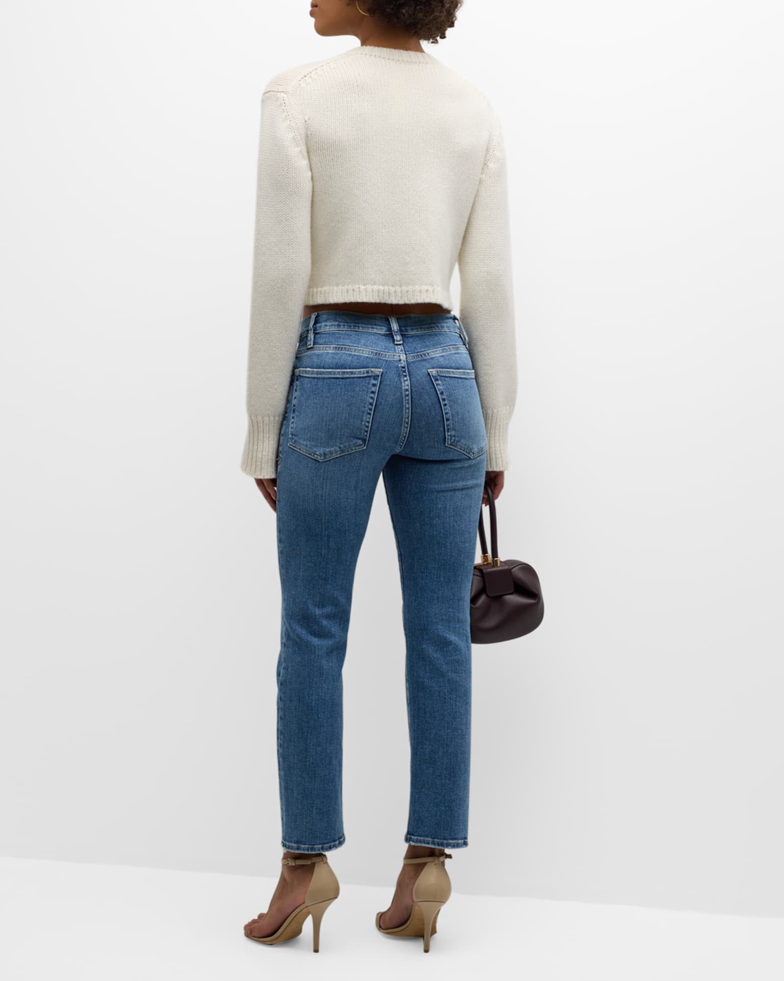FRAME Le High Straight Ankle Jeans | Neiman Marcus