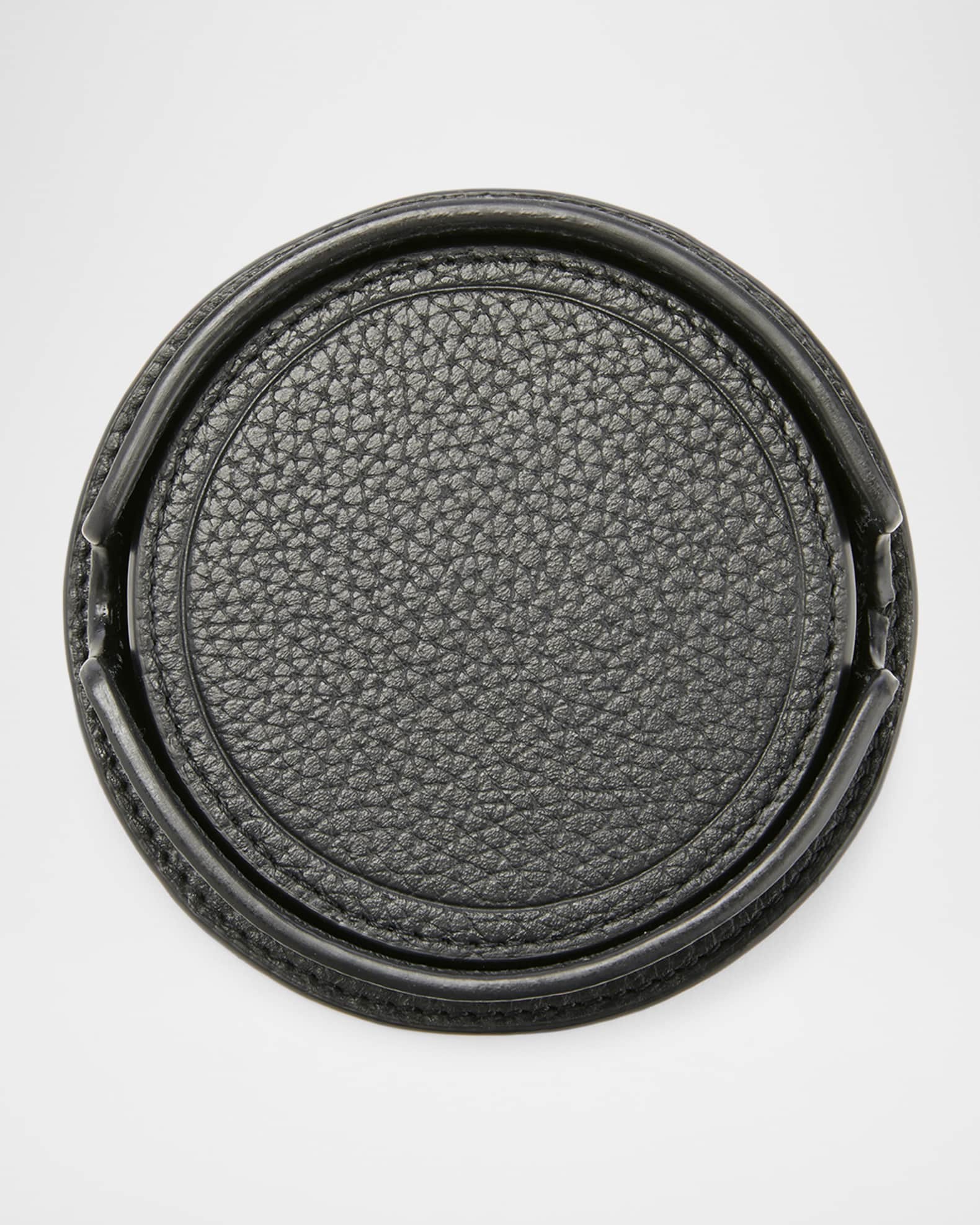 ROYCE New York Monogrammed Leather Coasters & Holder, Set of 6 | Neiman ...