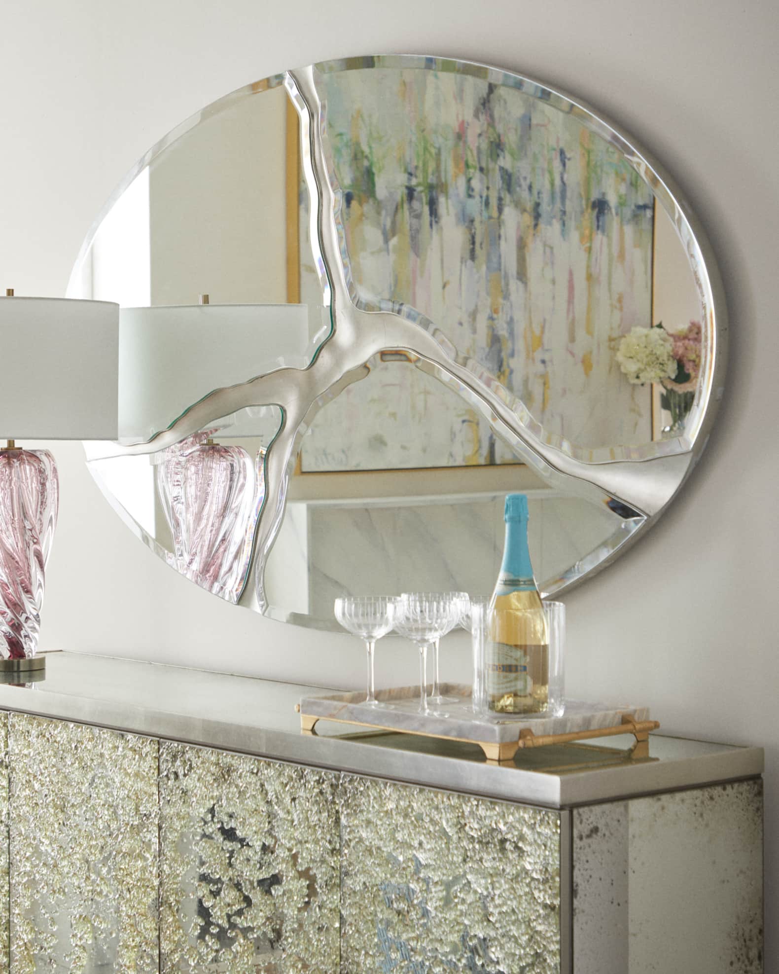 John-Richard Collection Lucca Mirror | Neiman Marcus