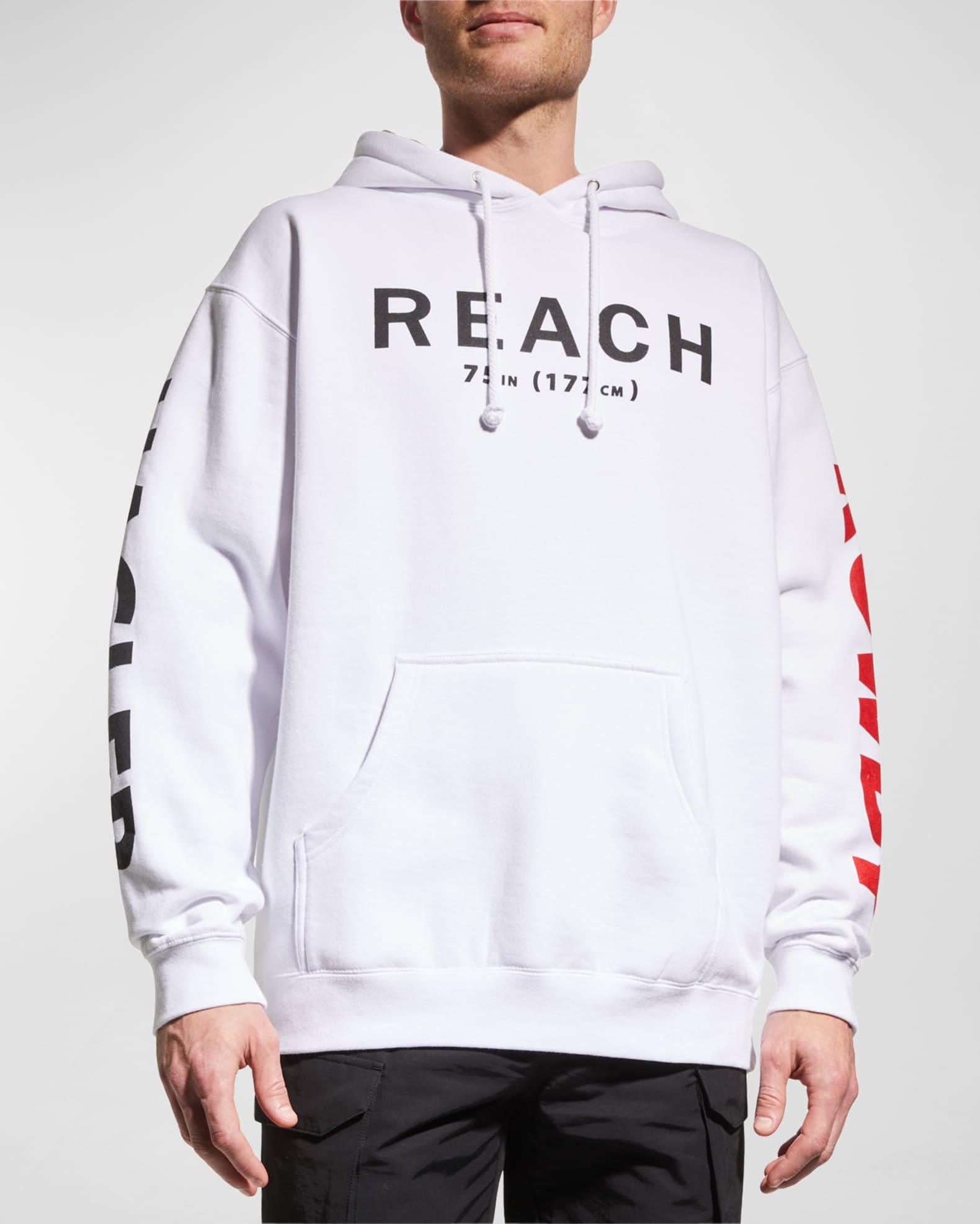 ROWDY Clothing Men's Reach Typographic Hoodie | Neiman Marcus