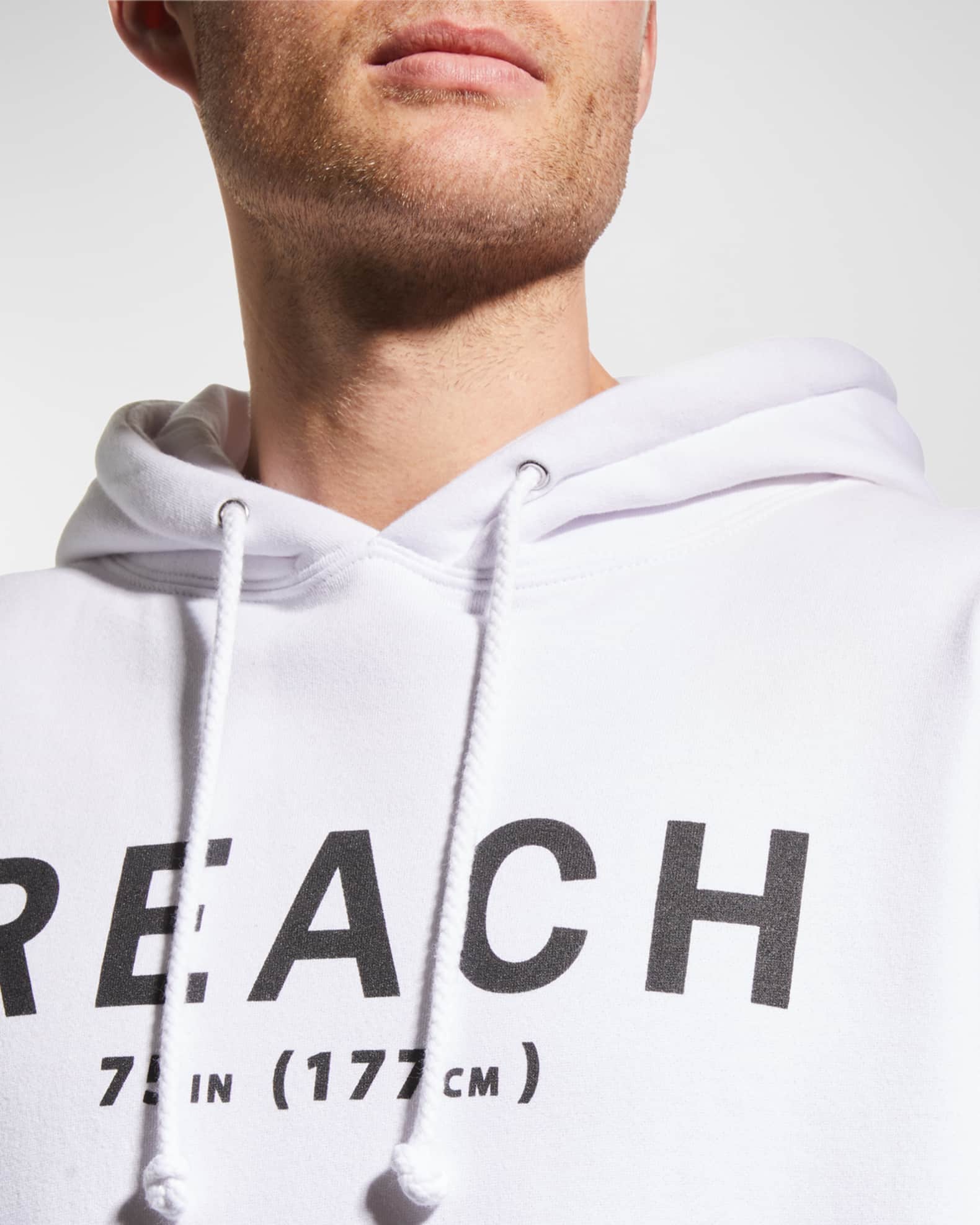 ROWDY Clothing Men's Reach Typographic Hoodie | Neiman Marcus
