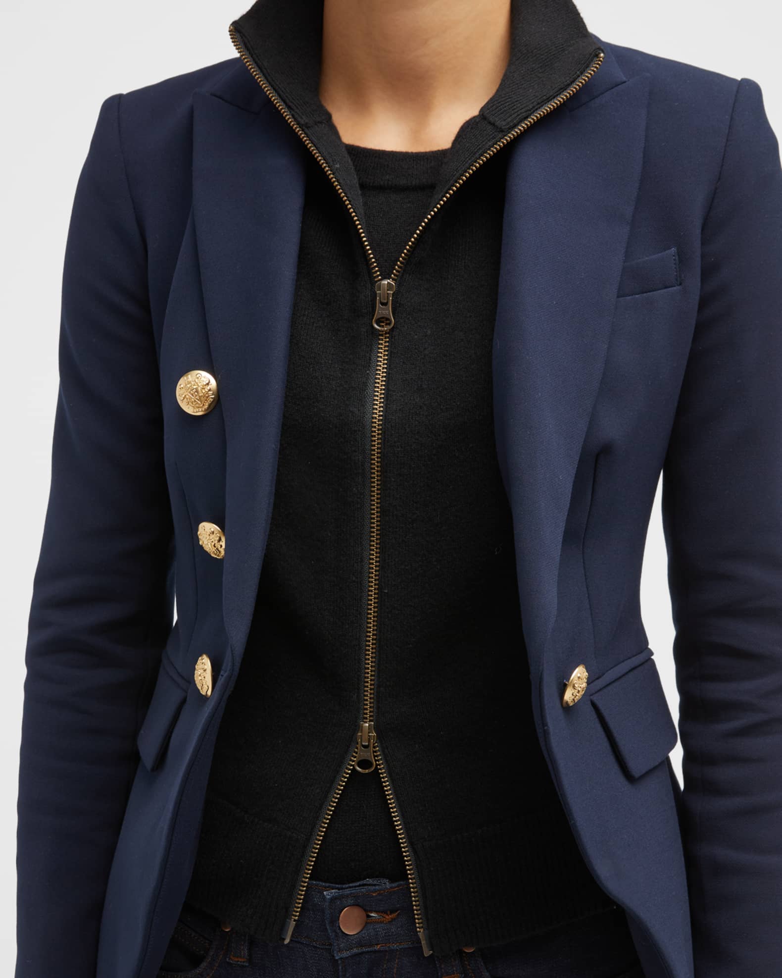 Veronica Beard Uptown Cashmere Dickey | Neiman Marcus