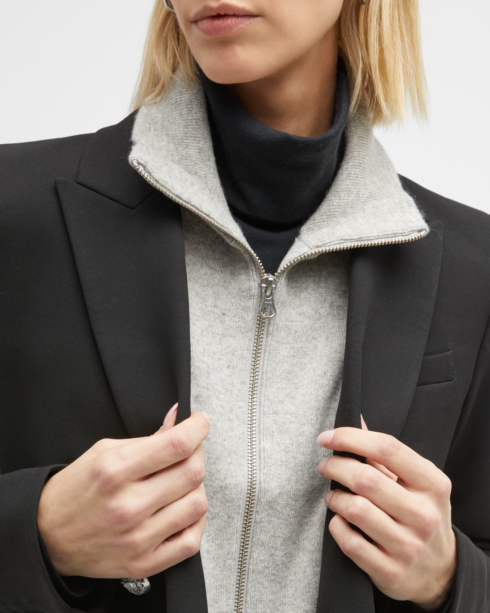 Veronica Beard Uptown Cashmere Dickey | Neiman Marcus