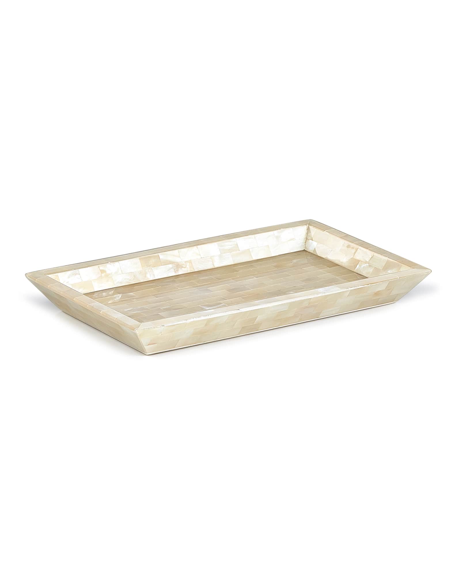 Labrazel White Agate Tray | Neiman Marcus