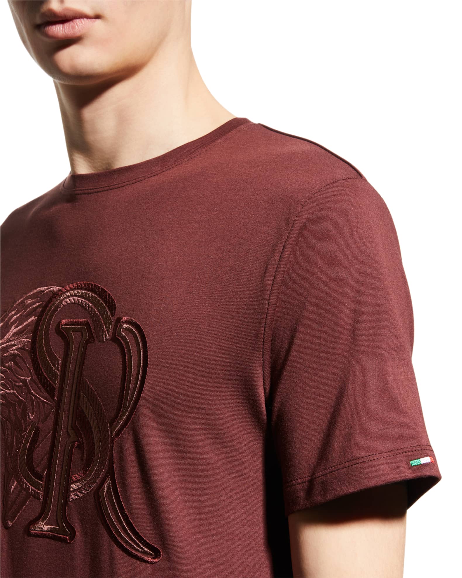 Stefano Ricci Men's Eagle Cotton T-Shirt | Neiman Marcus