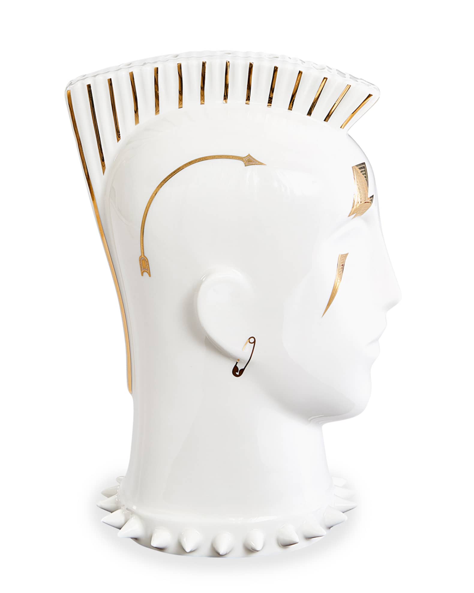 Jonathan Adler Gilded Muse Mohawk Lollipop Holder | Neiman Marcus