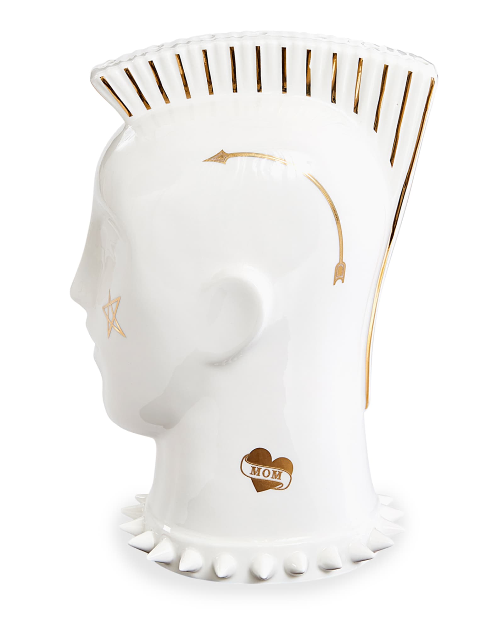 Jonathan Adler Gilded Muse Mohawk Lollipop Holder | Neiman Marcus