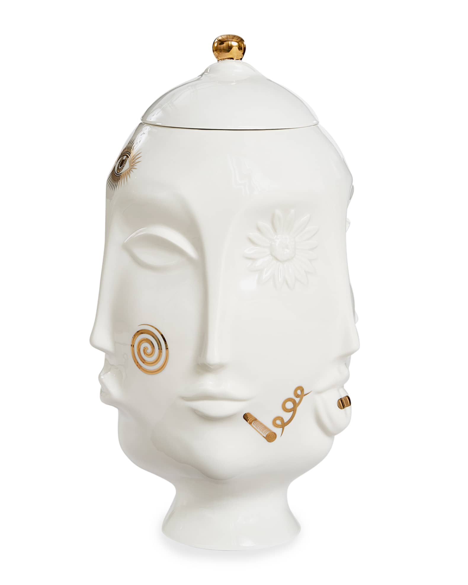 Jonathan Adler Gilded Muse Frida Vase | Neiman Marcus