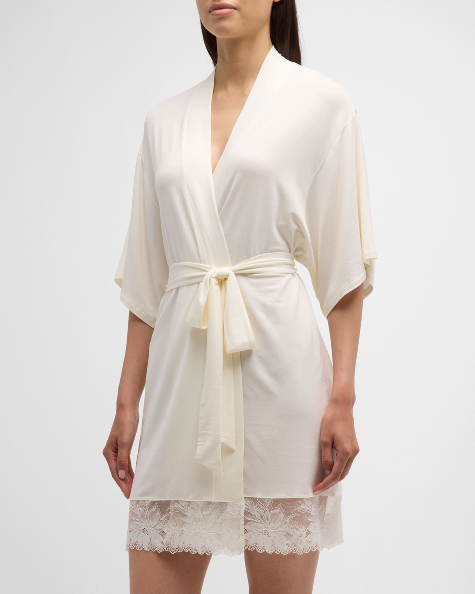 Eberjey Rosalia Elevated Everyday Robe | Neiman Marcus