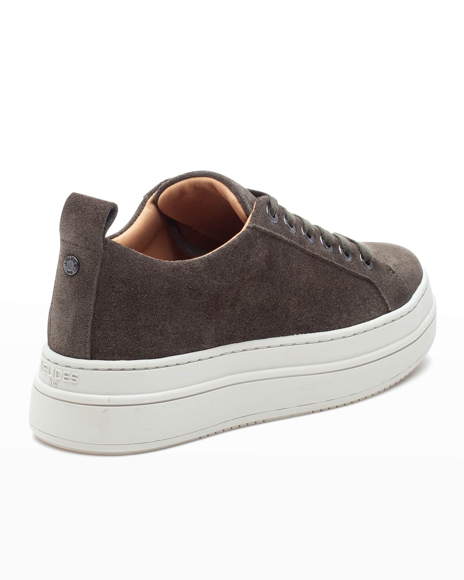 JSlides Noca Suede Low-Top Sneakers | Neiman Marcus
