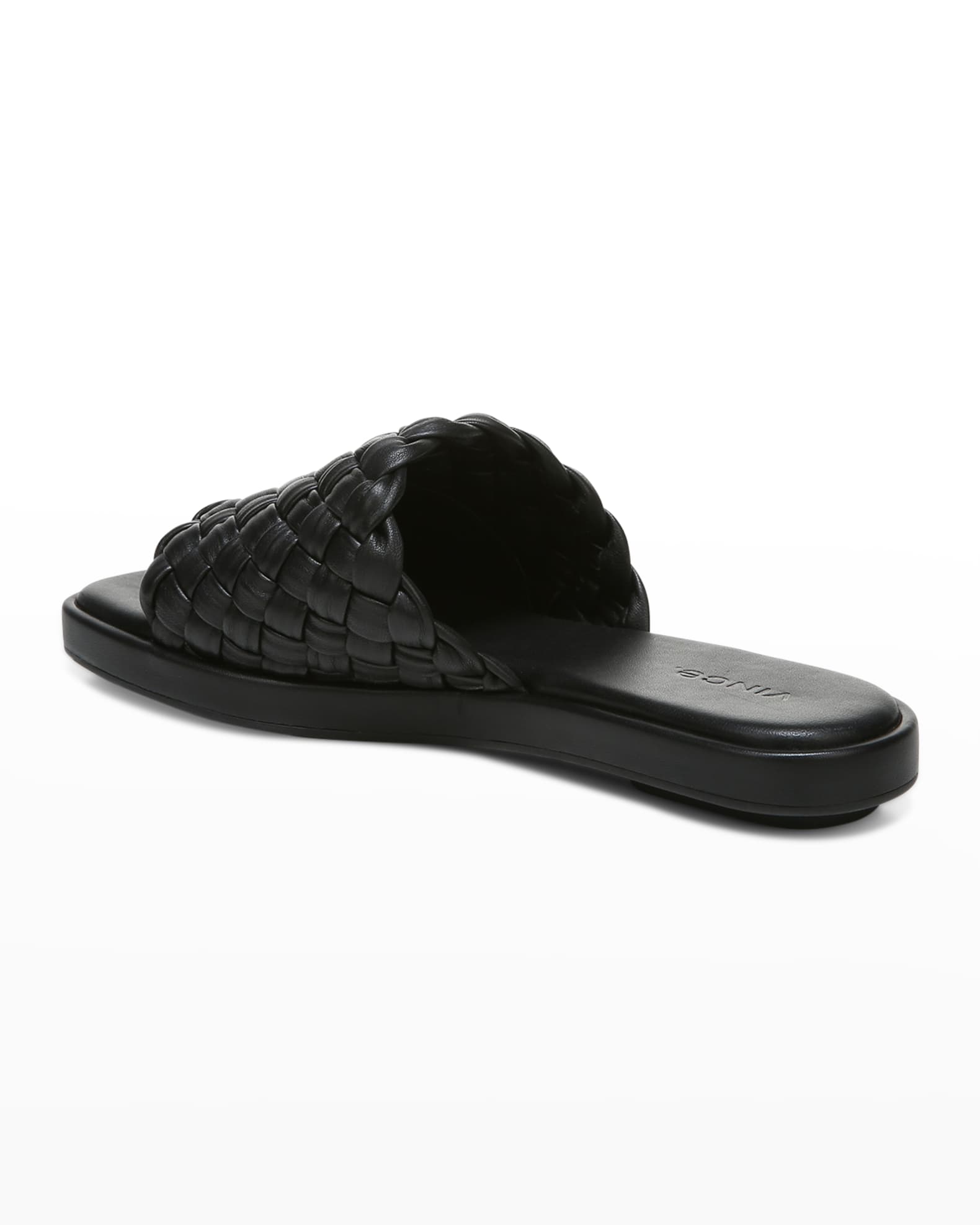 Vince Rumi Woven Slide Sandals | Neiman Marcus