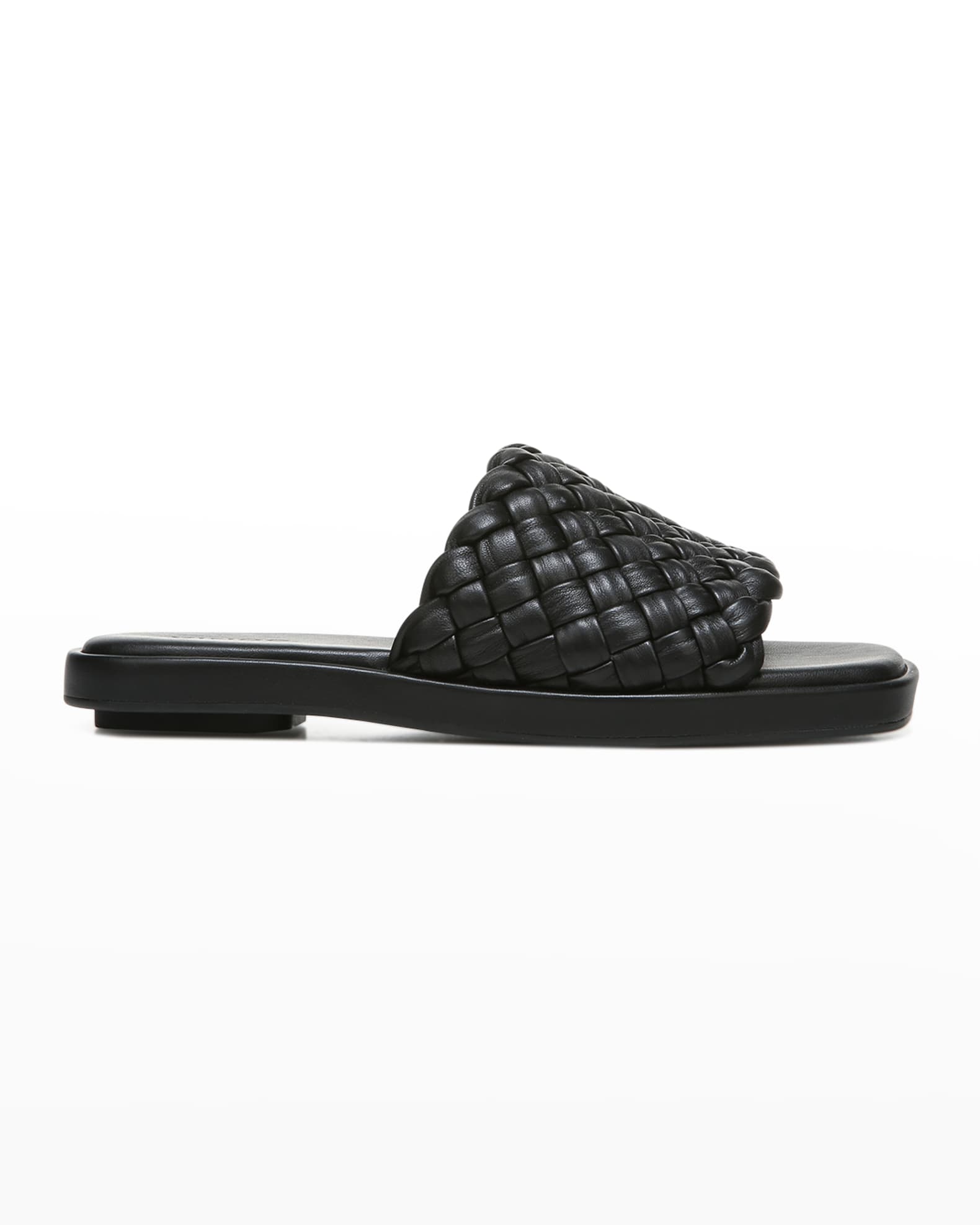 Vince Rumi Woven Slide Sandals | Neiman Marcus