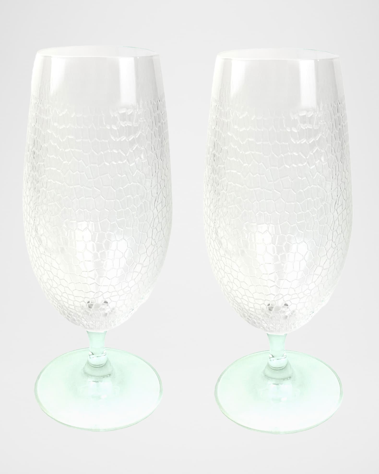 Michael Wainwright Panthera Clear Stemmed Water Glasses, Set of 2 ...