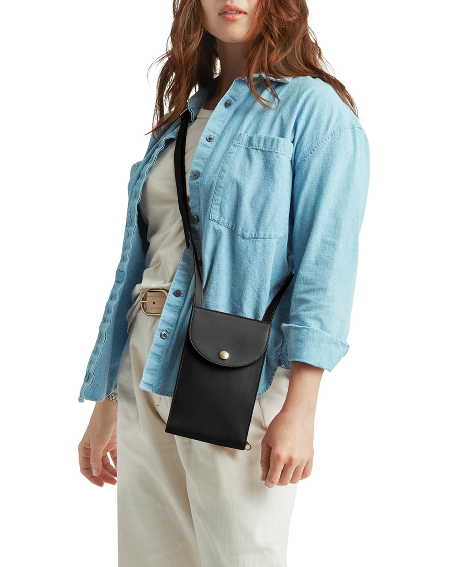 Shinola Little Birdy Wallet Crossbody Bag | Neiman Marcus