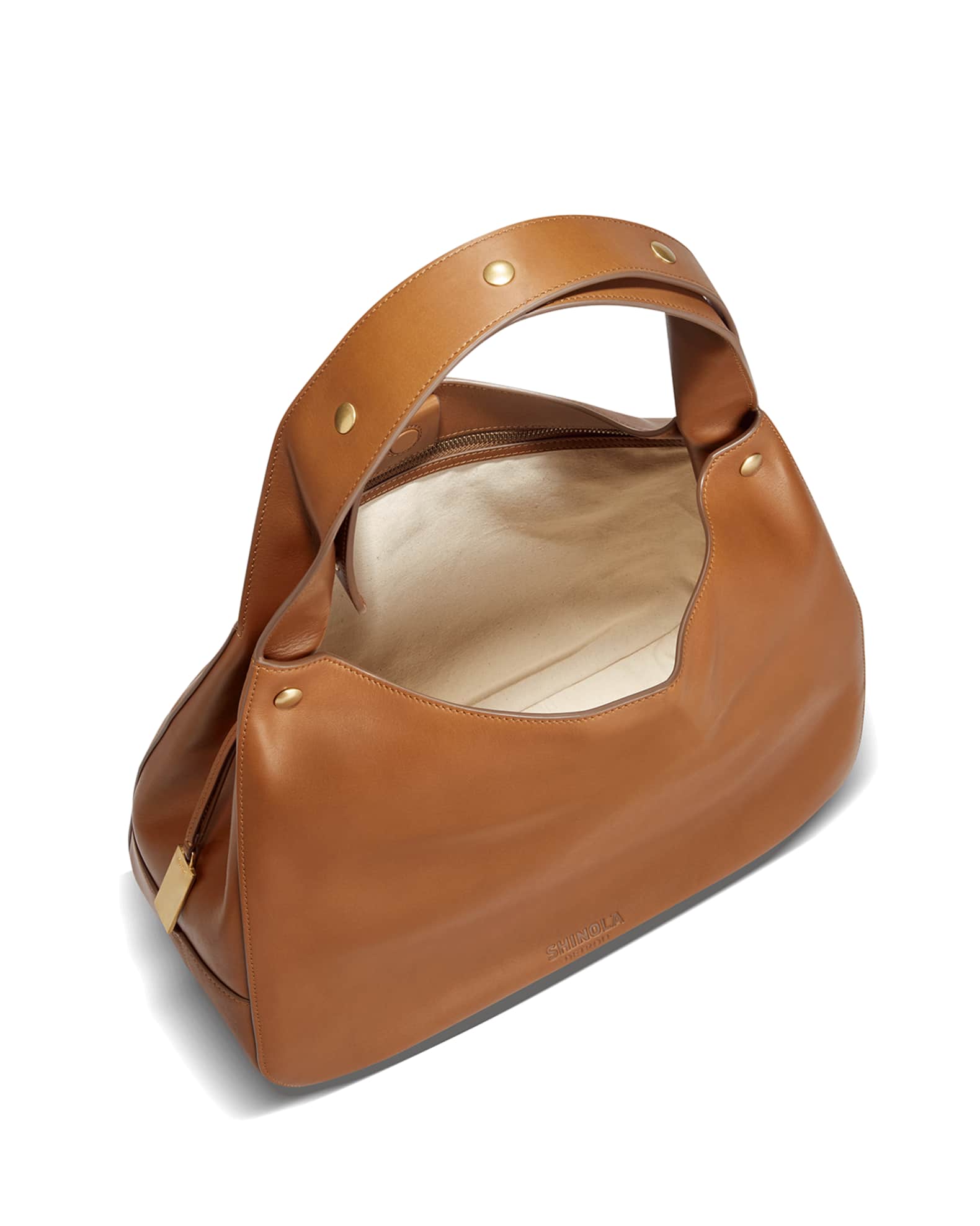 Shinola The Snap Shoulder Bag, Tan | Neiman Marcus