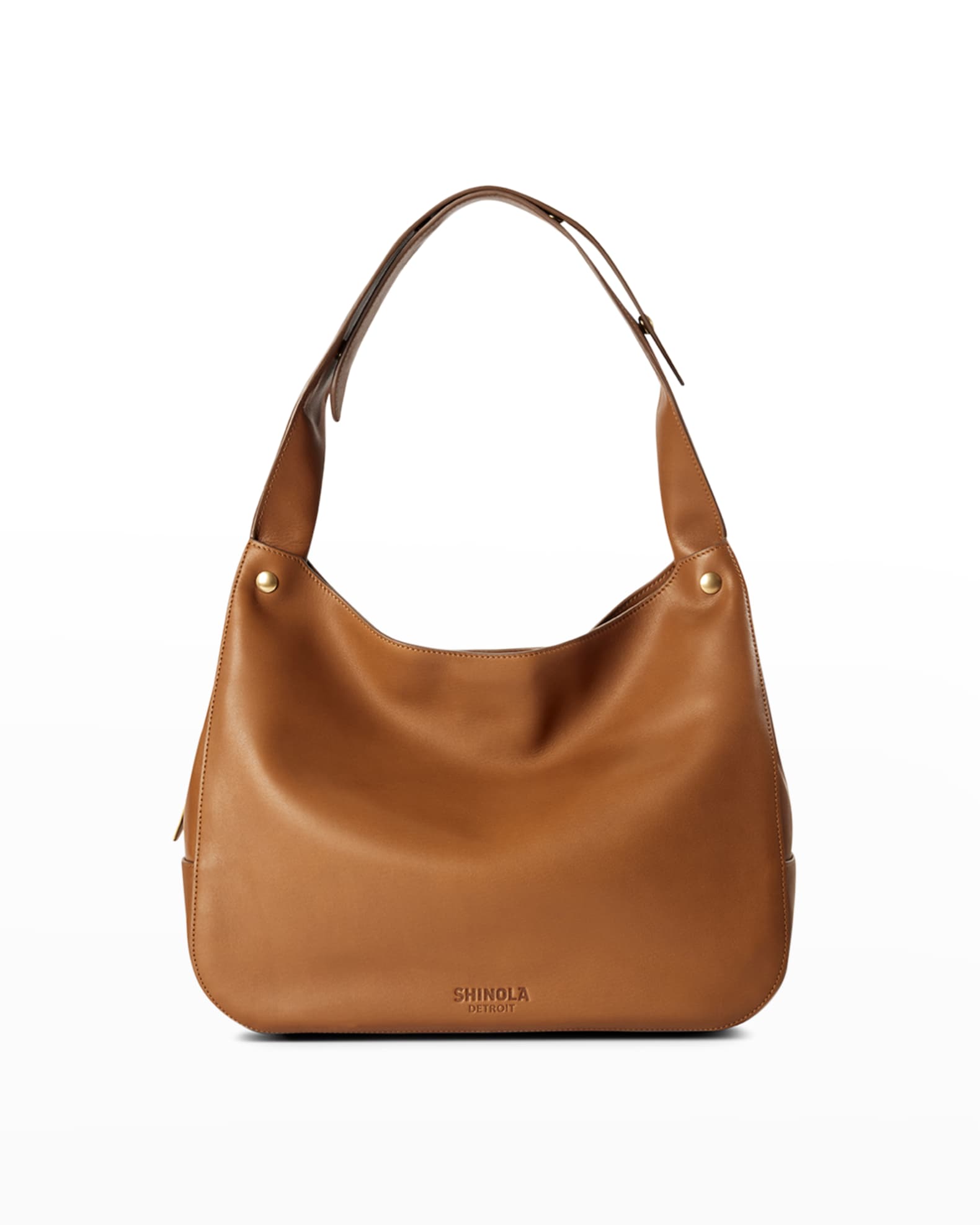 Shinola The Snap Shoulder Bag, Tan | Neiman Marcus