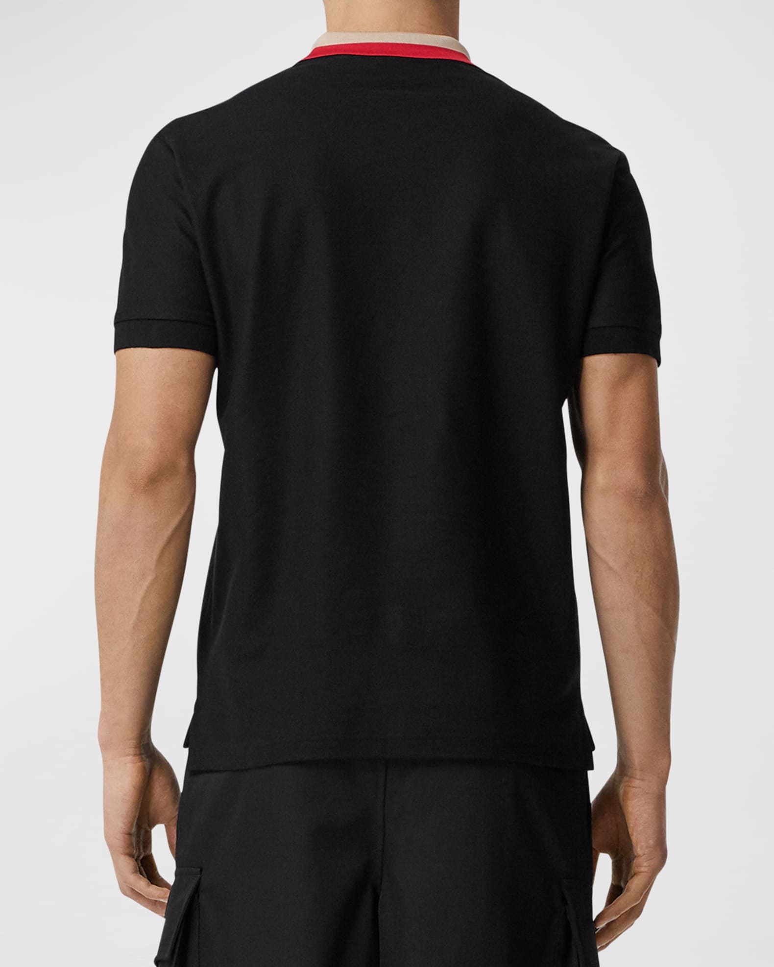 Burberry Men's Edney Polo Shirt w/ Logo Collar | Neiman Marcus