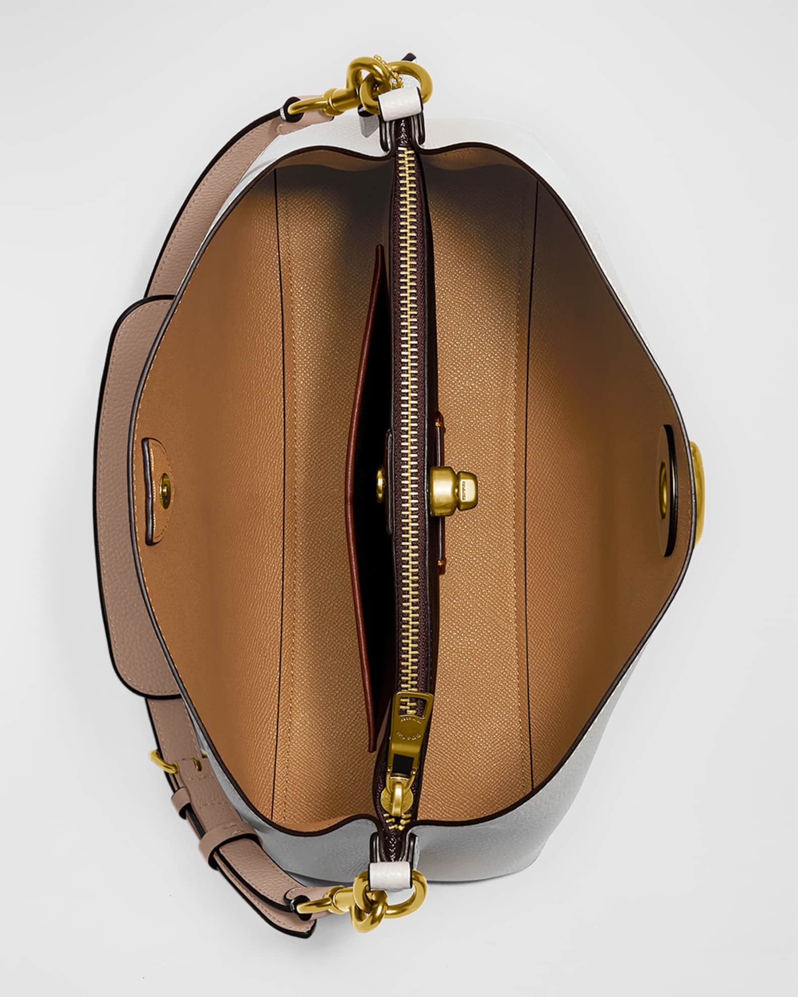Coach Willow Pebbled Leather Shoulder Bag | Neiman Marcus