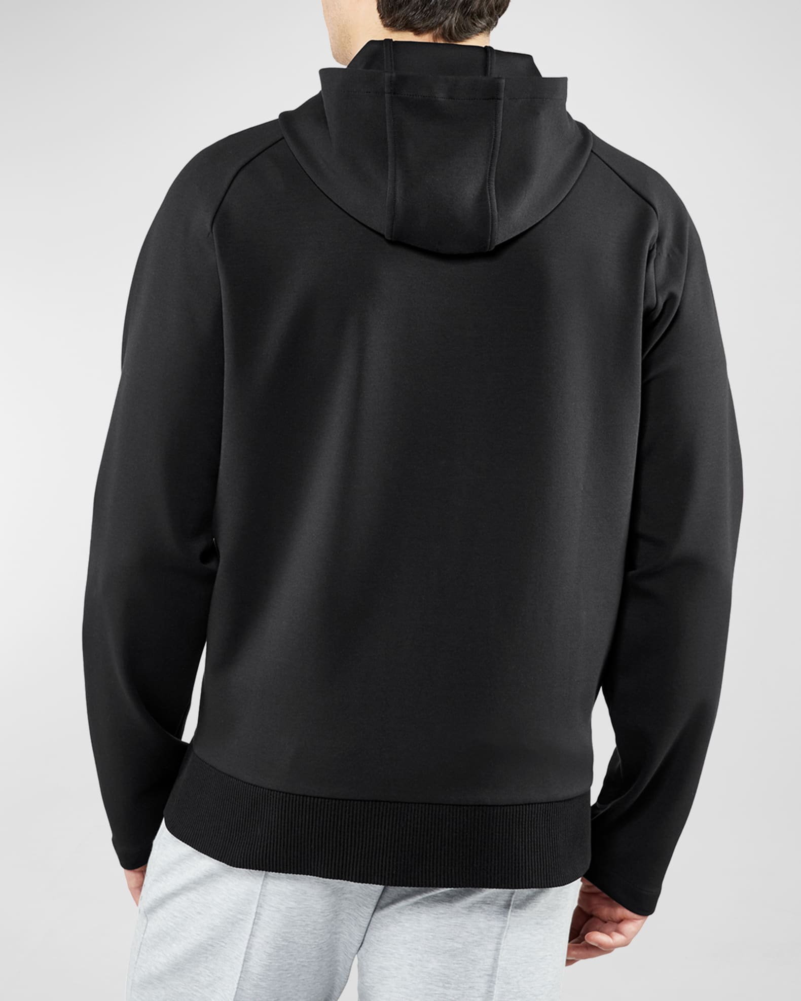 Falke Men's Coach Hooded Cotton-Blend Jacket | Neiman Marcus