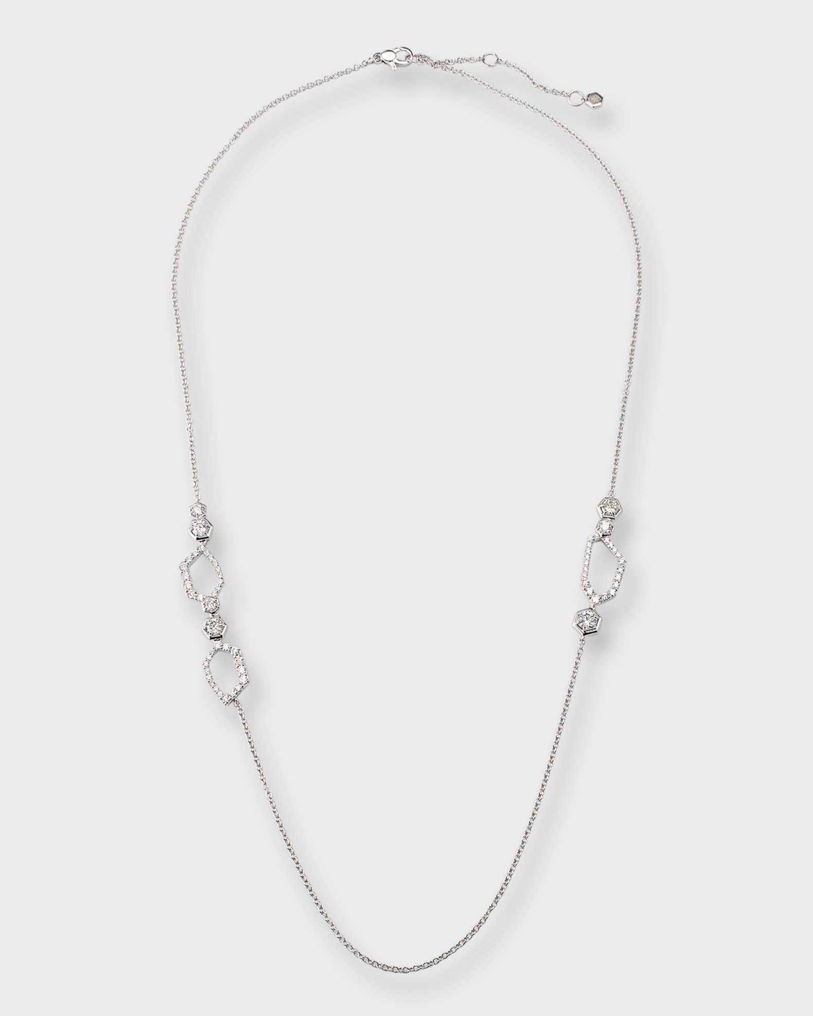 Luminous Diamonds 18k White Gold 7 Luminous Diamond Necklace | Neiman ...
