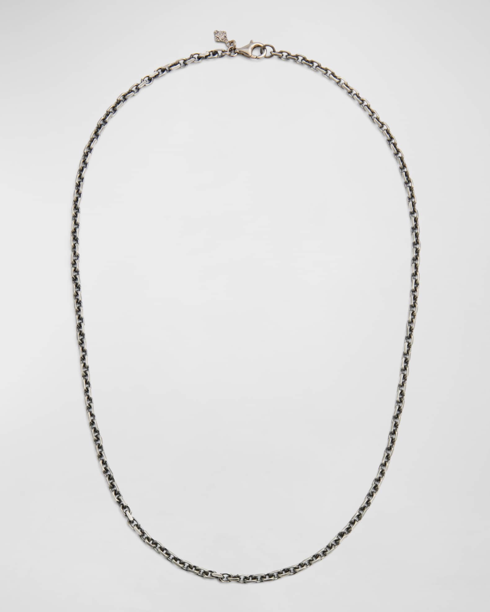 Armenta Men's Box Chain Necklace, 22"L | Neiman Marcus