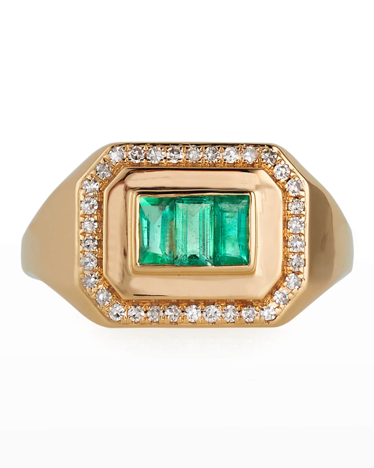 Kastel Jewelry Champion Emerald Ring, Size 4 | Neiman Marcus
