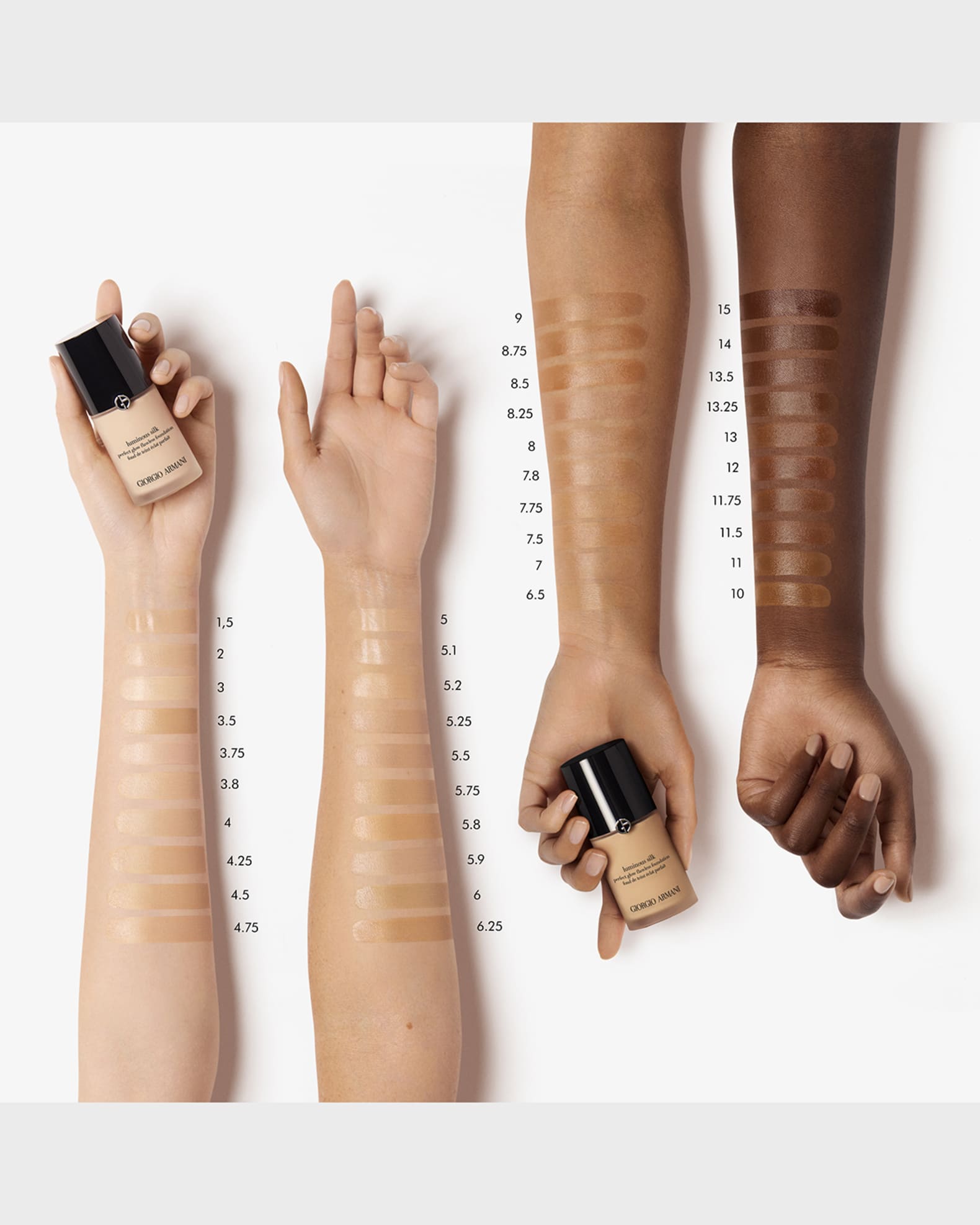Giorgio armani luminous silk foundation mini store