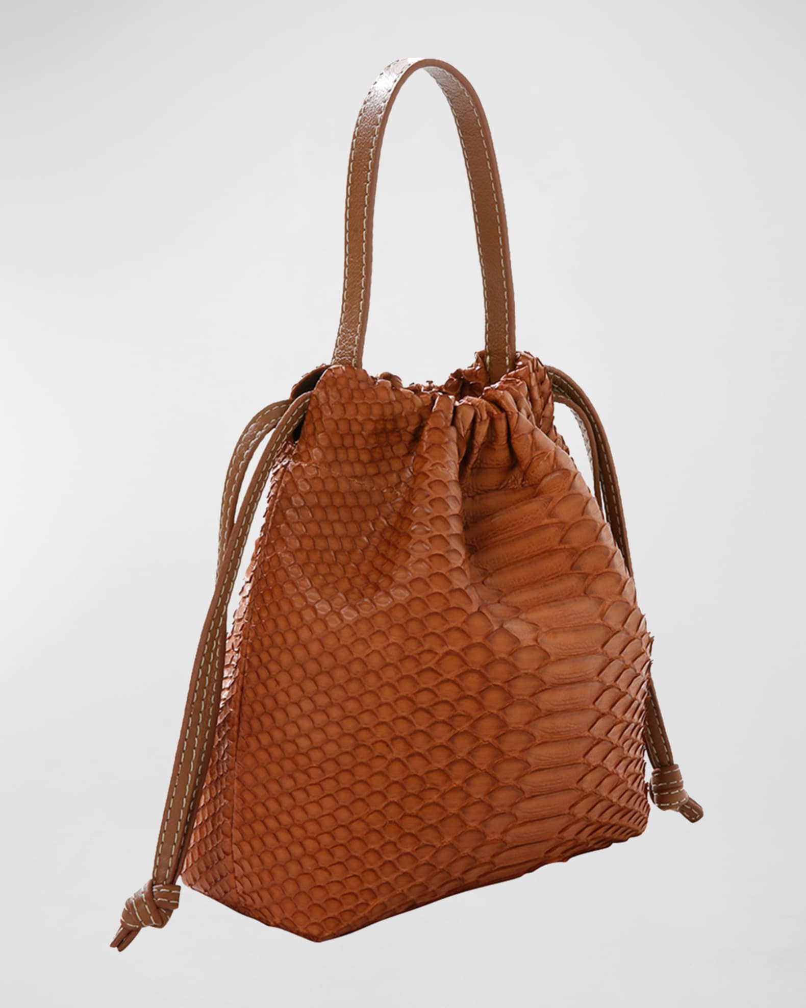 ADRIANA CASTRO La Rossy Mini Python Bucket Bag | Neiman Marcus