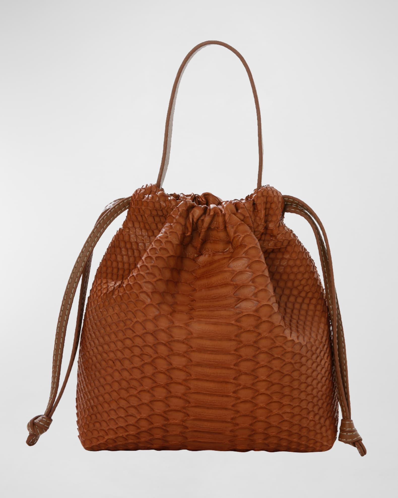 ADRIANA CASTRO La Rossy Mini Python Bucket Bag | Neiman Marcus
