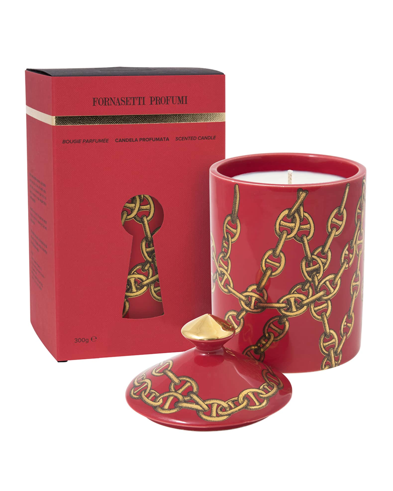 Fornasetti Cantene Otto Candle 300g | Neiman Marcus
