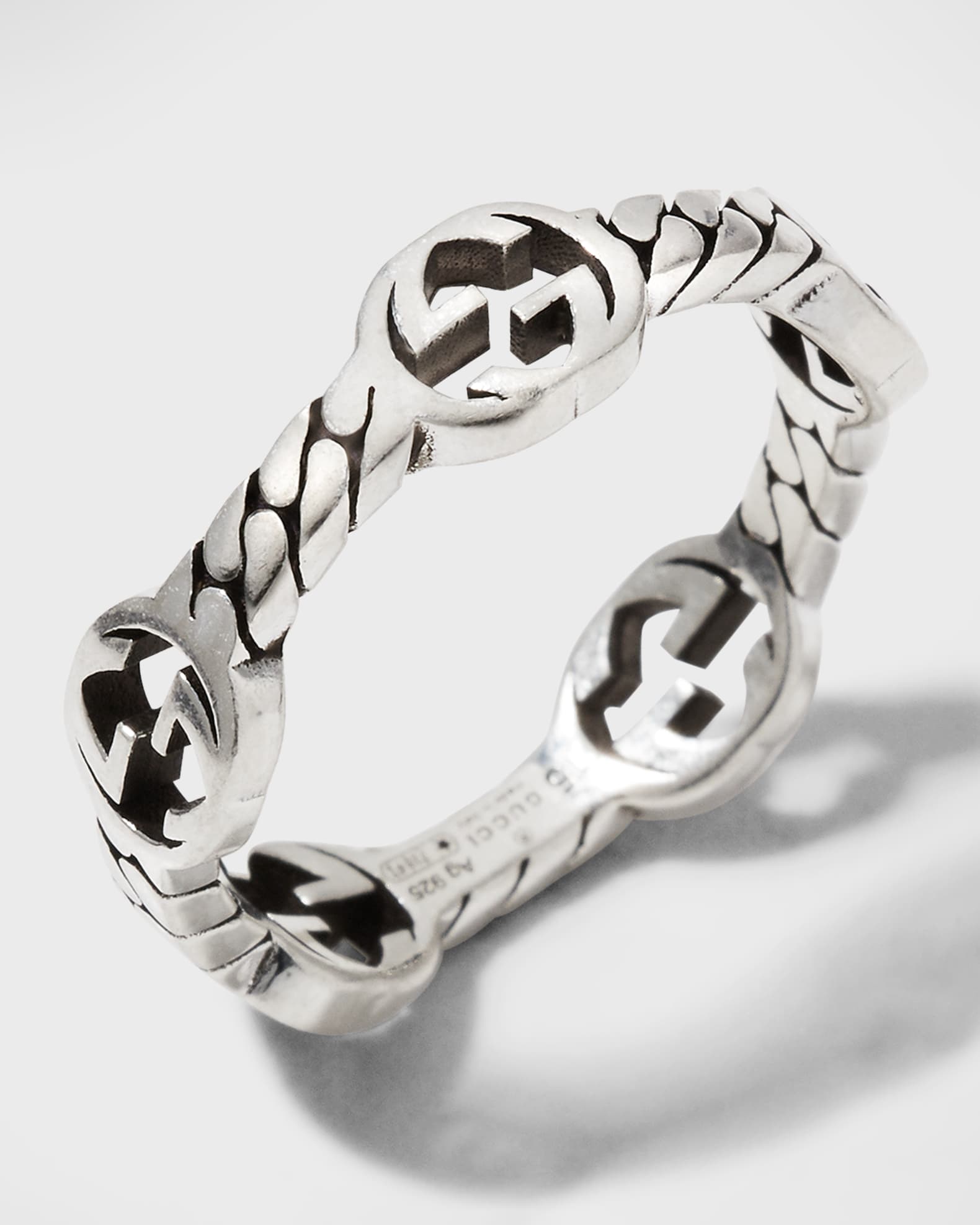 Gucci Interlocking-G Extra-Small Ring | Neiman Marcus