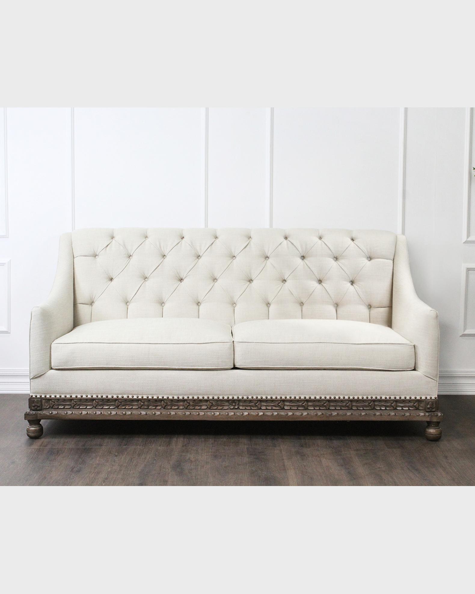 Peninsula Home Collection Estancia Tufted 92" Sofa | Neiman Marcus