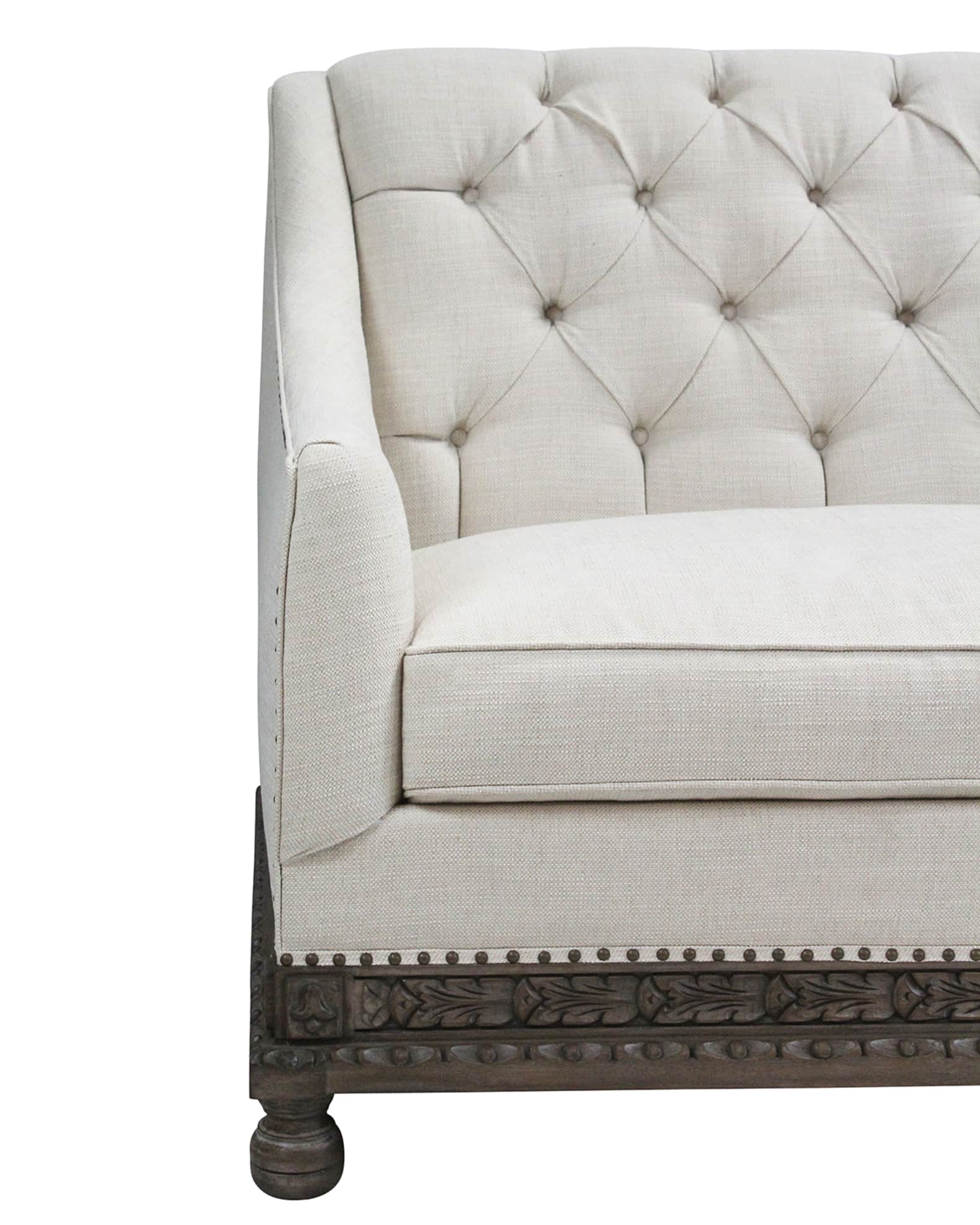 Peninsula Home Collection Estancia Tufted 92" Sofa | Neiman Marcus