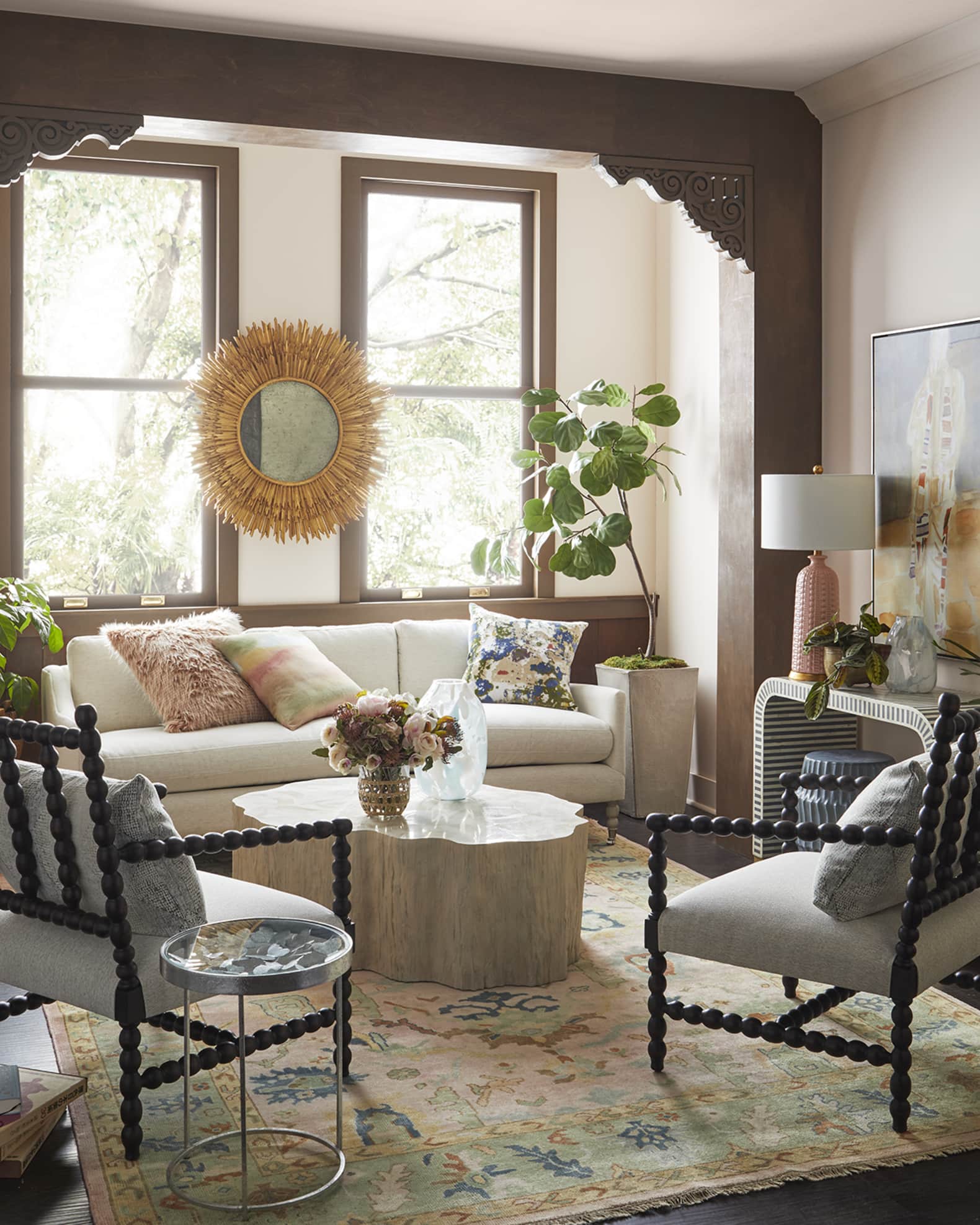 Peninsula Home Collection Rhodes Spindle Chair | Neiman Marcus