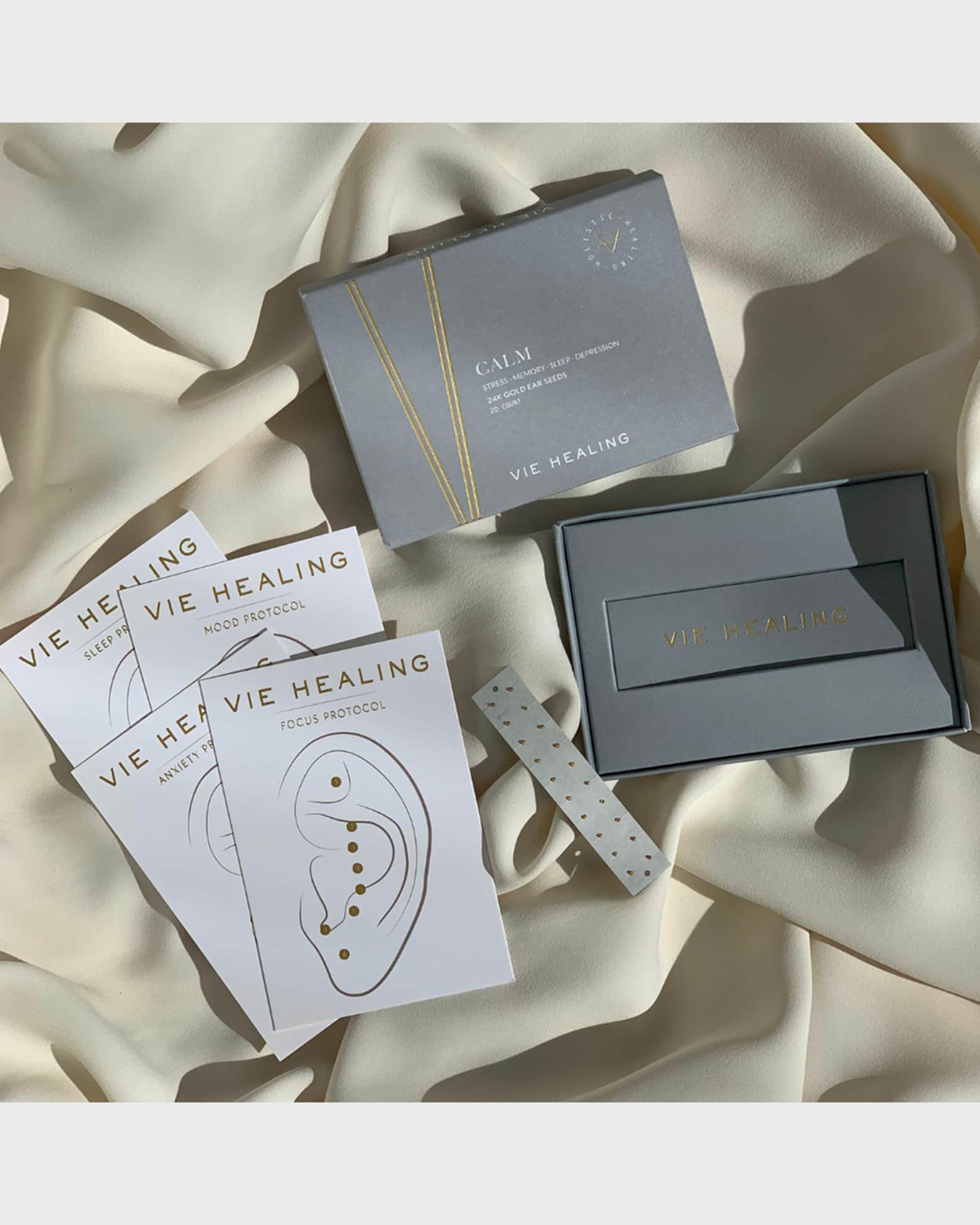 Vie Healing Calm 24K Gold Ear Seed | Neiman Marcus
