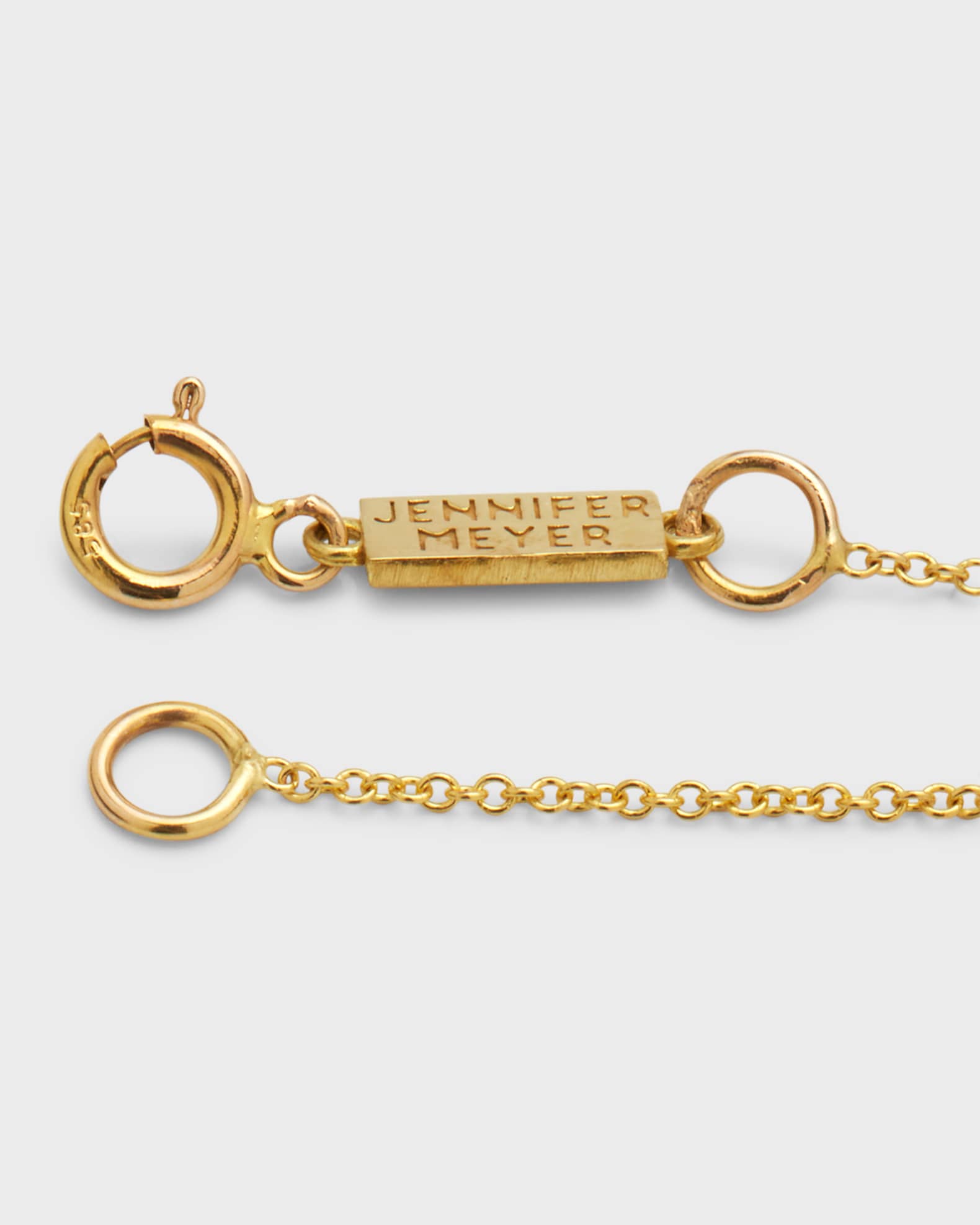 Jennifer Meyer Mini 7-Bezel Dangle Necklace | Neiman Marcus