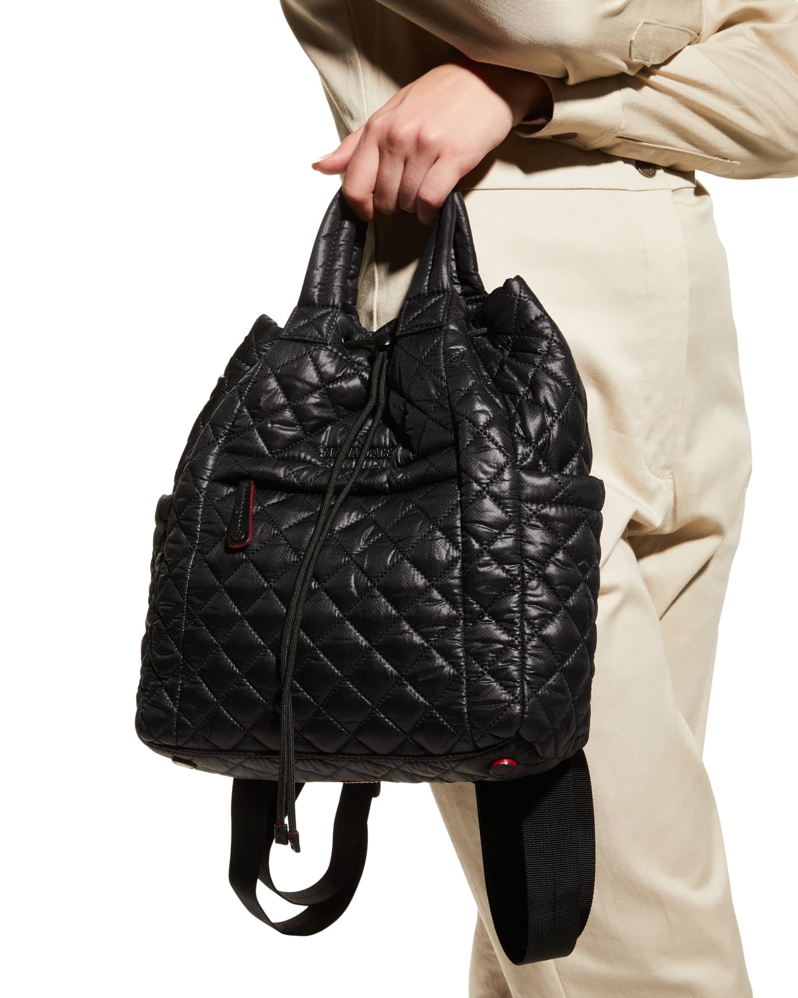 MZ WALLACE Metro Small Quilted Backpack Bag | Neiman Marcus