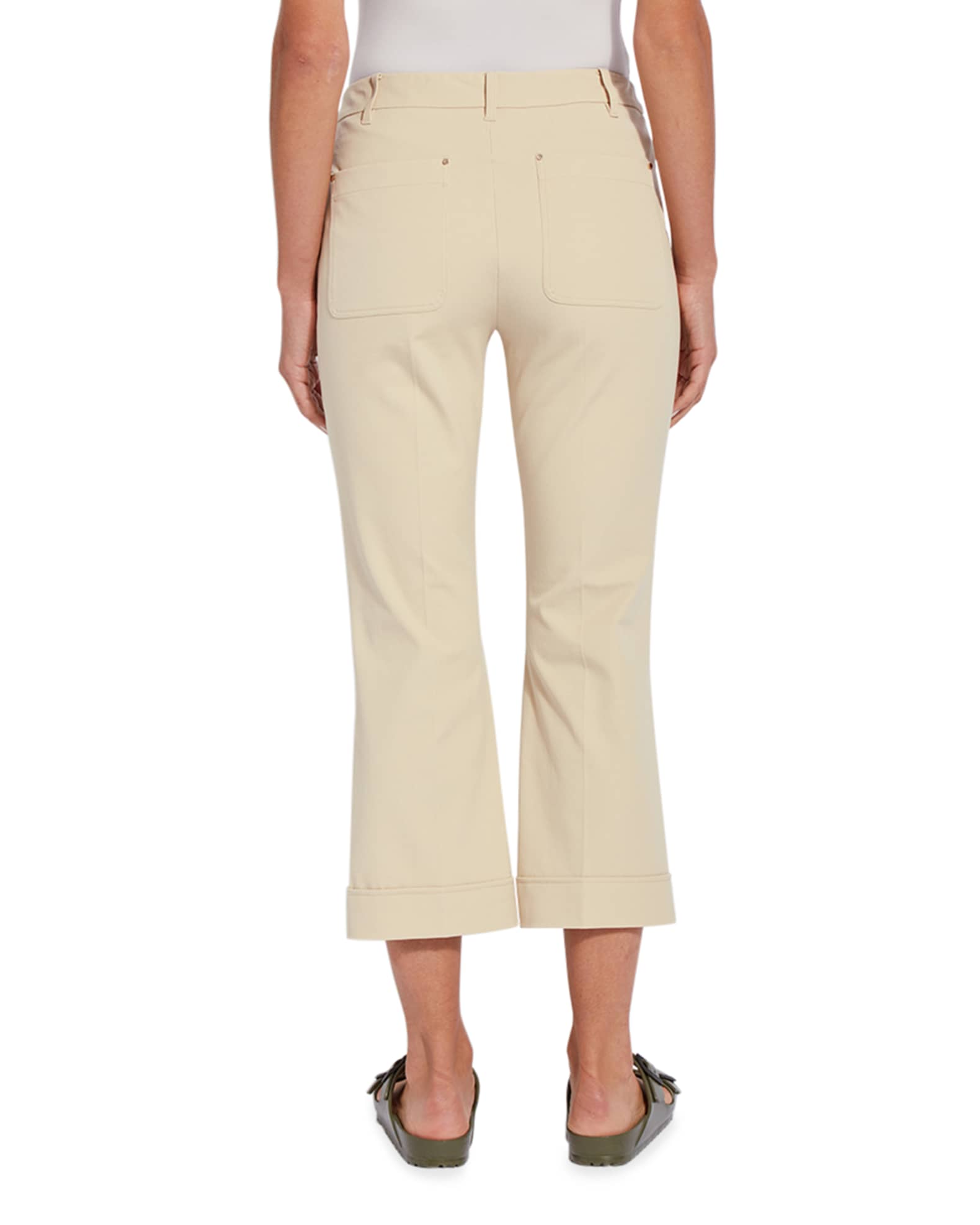 Lysse Amora Boot-Cut Cropped Pants | Neiman Marcus