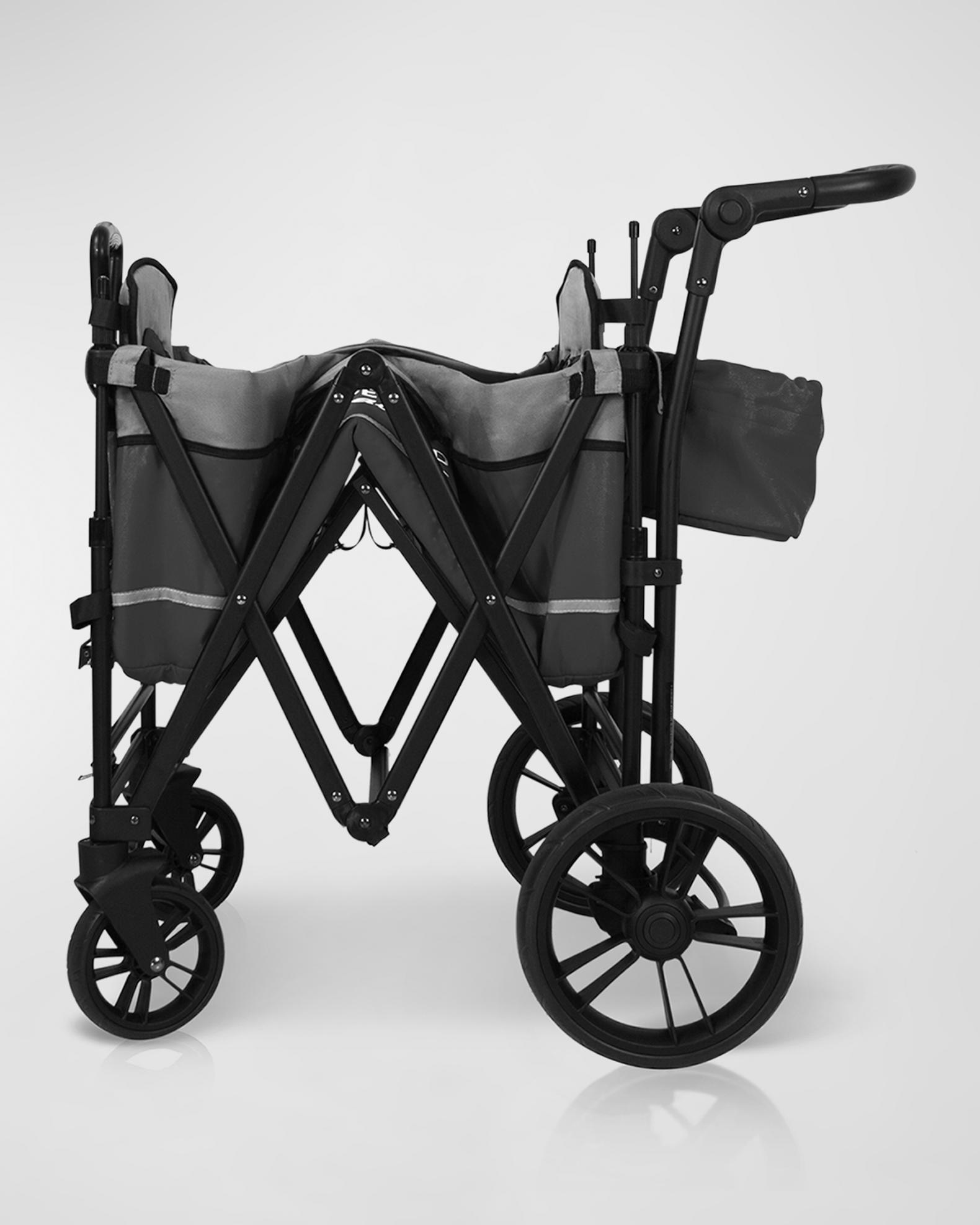 WONDERFOLD Wagon X2 Push & Pull Double Stroller Wagon | Neiman Marcus