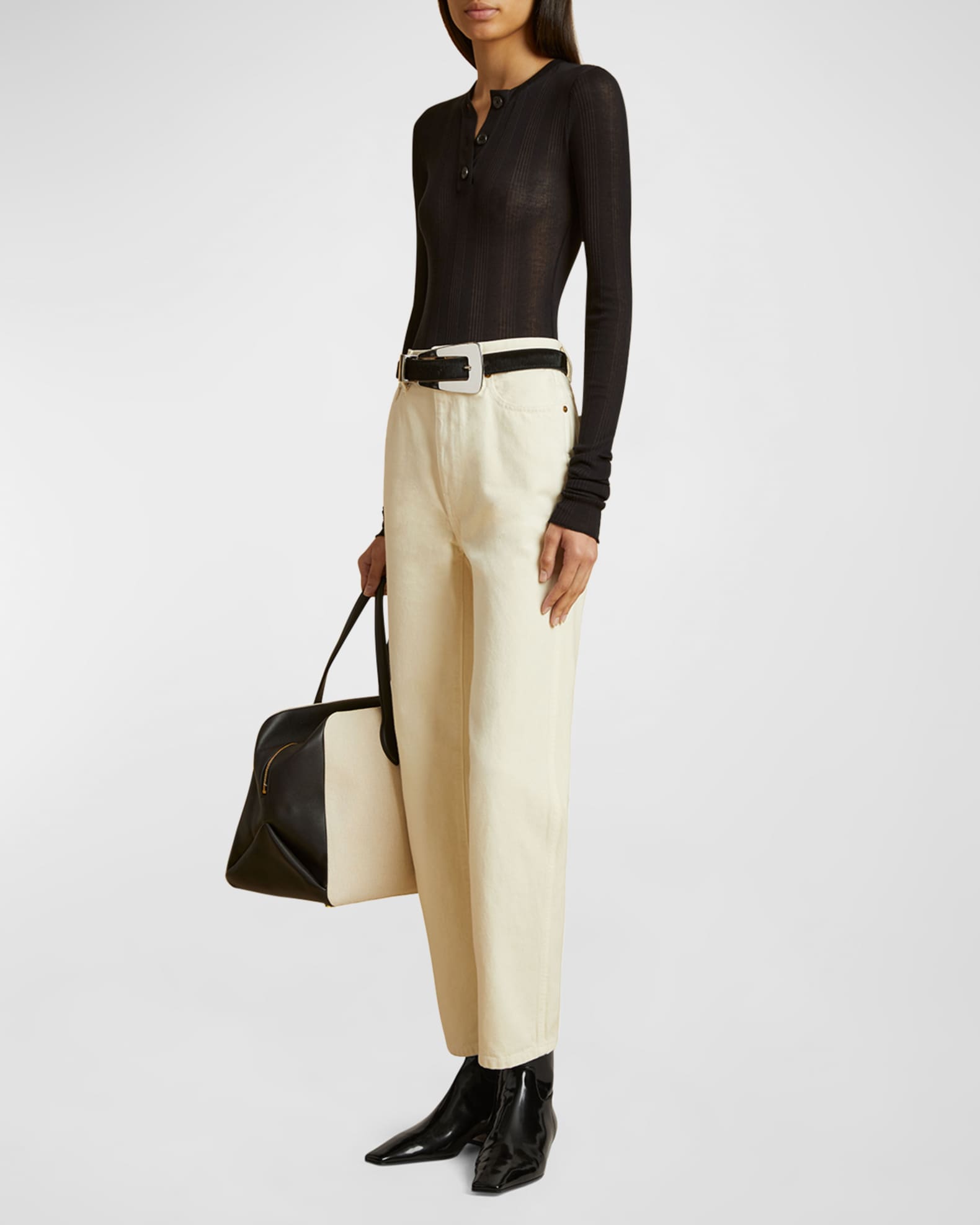 Khaite Abigail Straight-Leg Jeans | Neiman Marcus