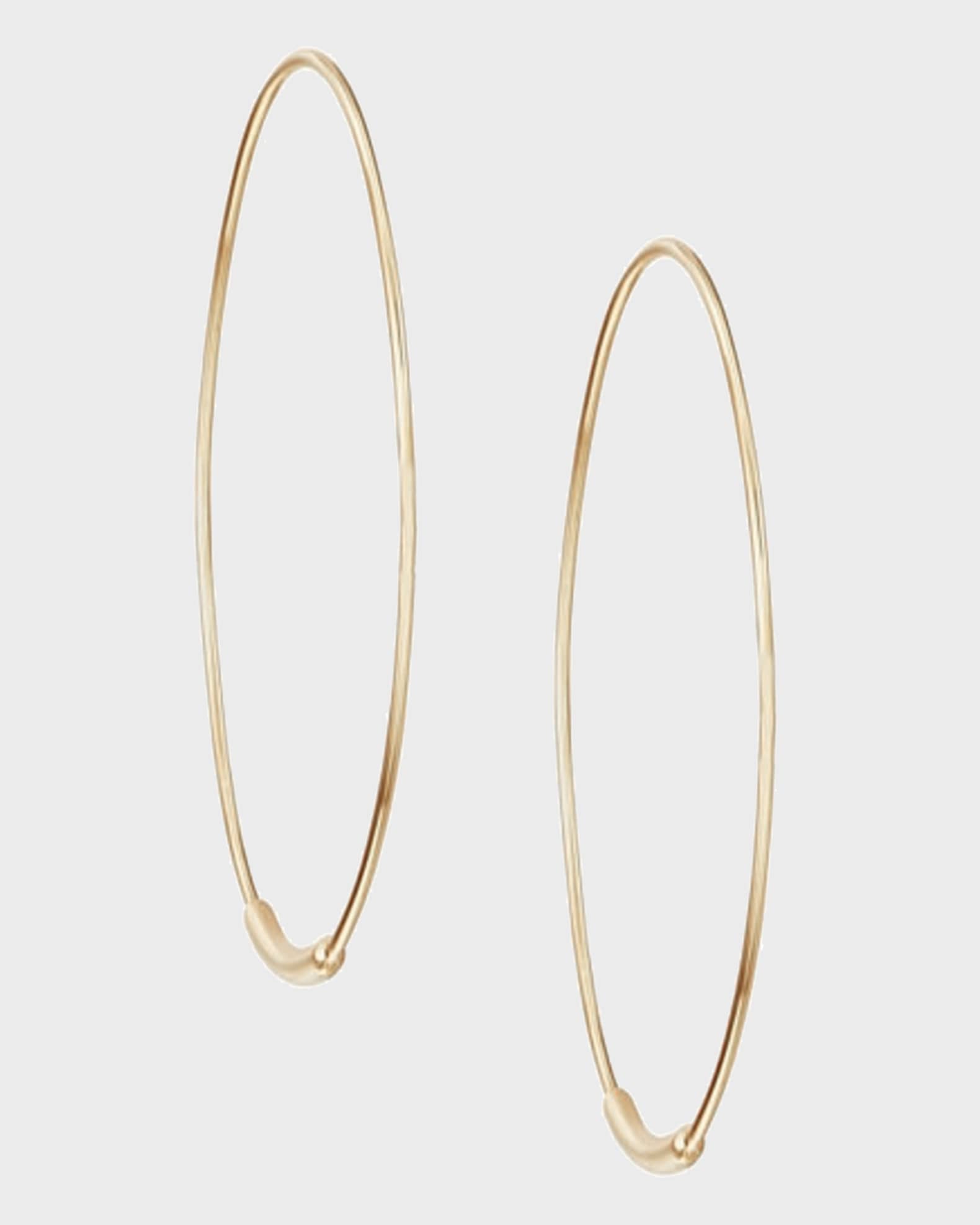 LANA 14K Gold Small Magic Hoop Earrings | Neiman Marcus