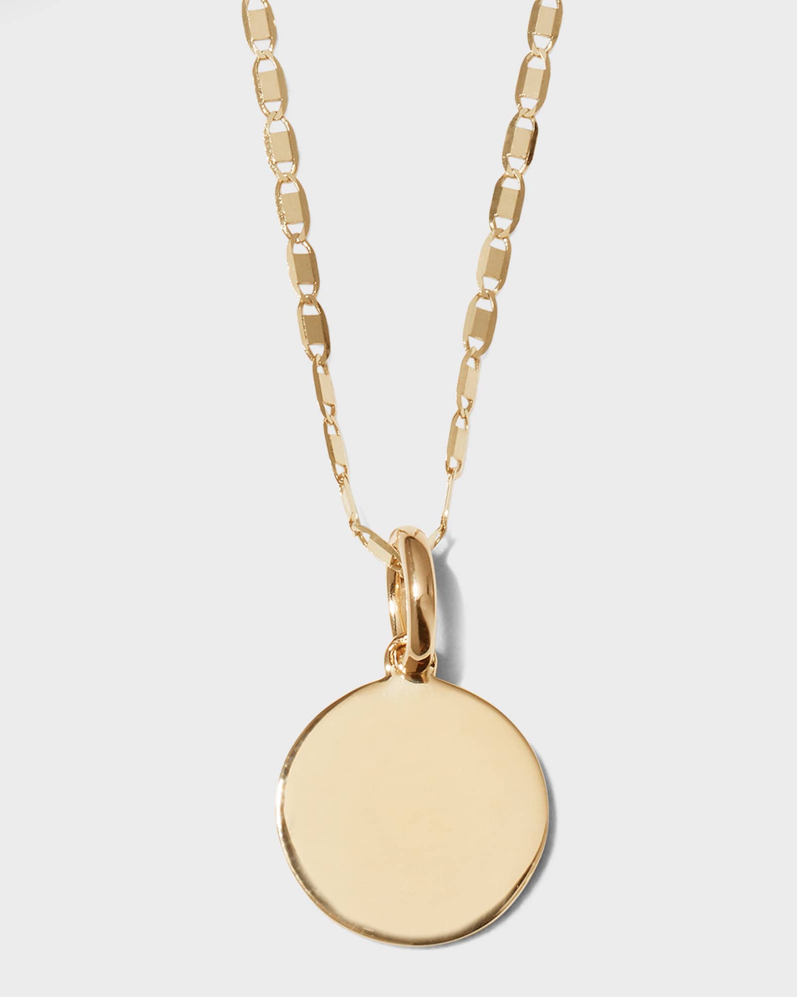 LANA 14k Gold Disc Necklace | Neiman Marcus
