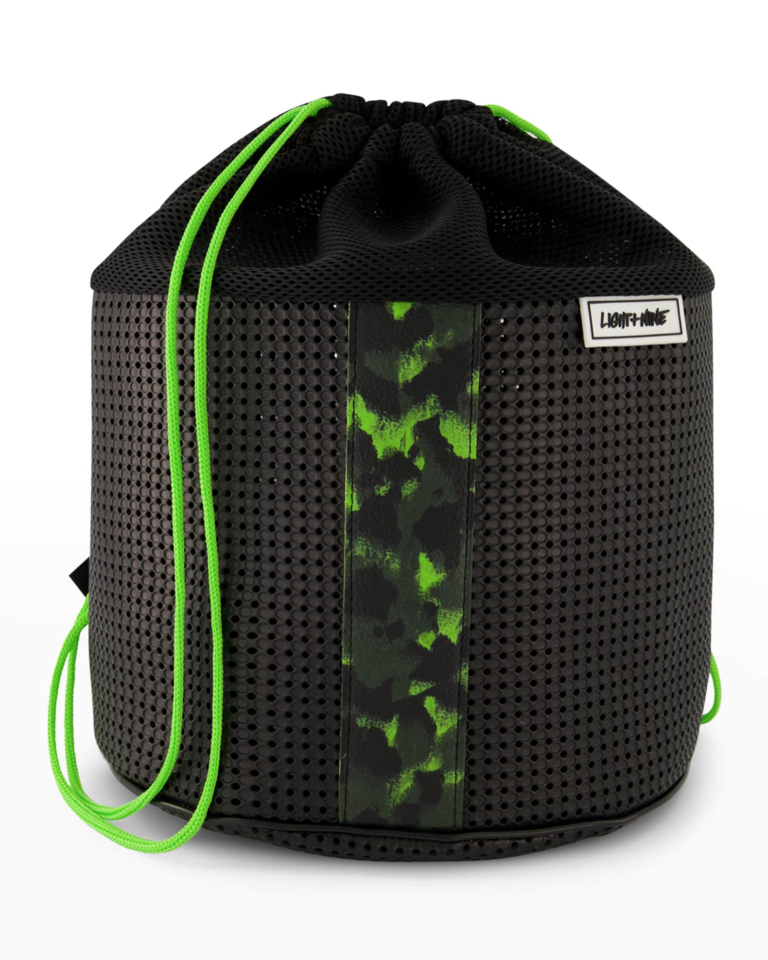 Light+Nine Kid's Sophy Neon Drawstring Bag | Neiman Marcus