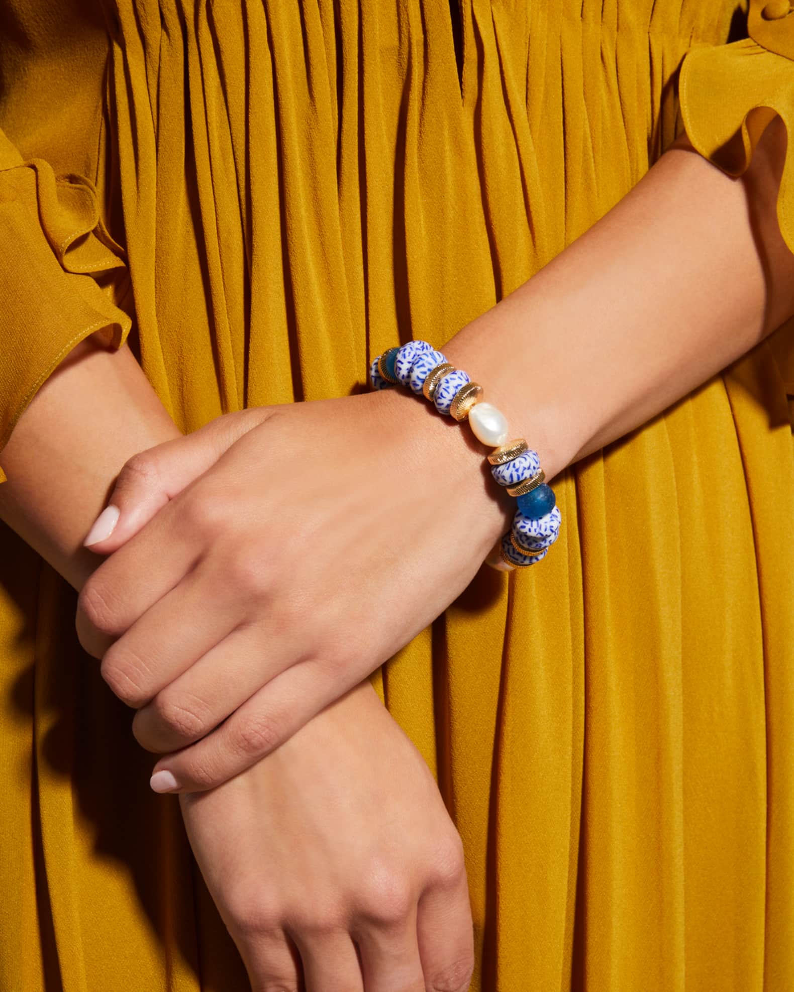 Akola Gwen Beaded Stretch Bracelet | Neiman Marcus