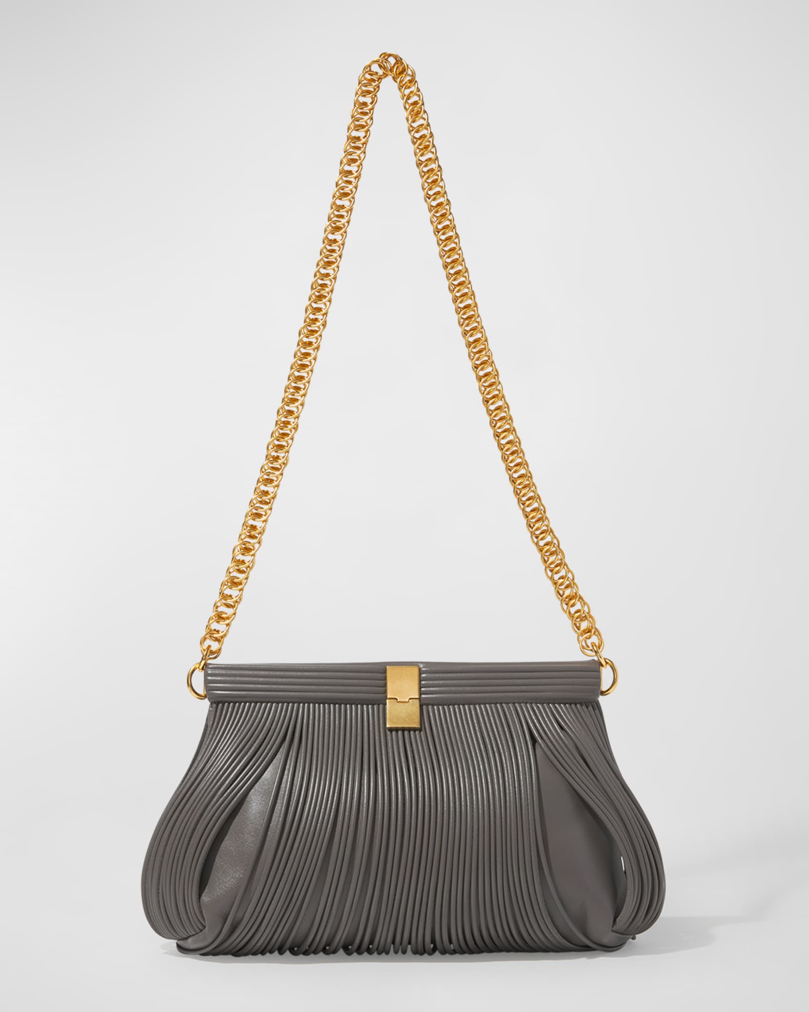 Proenza Schouler Rolo Fringe Napa Clutch Bag | Neiman Marcus