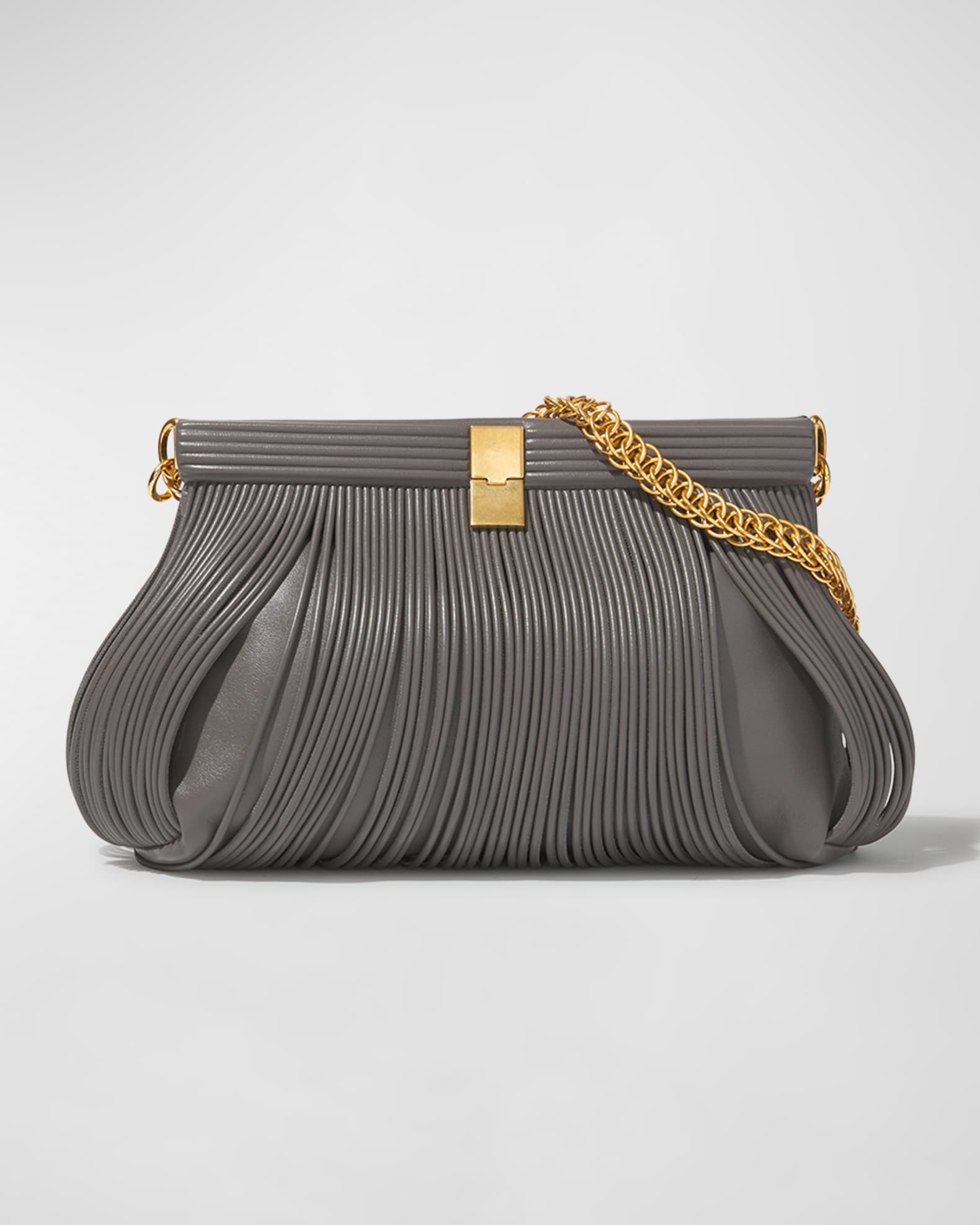 Proenza Schouler Rolo Fringe Napa Clutch Bag | Neiman Marcus