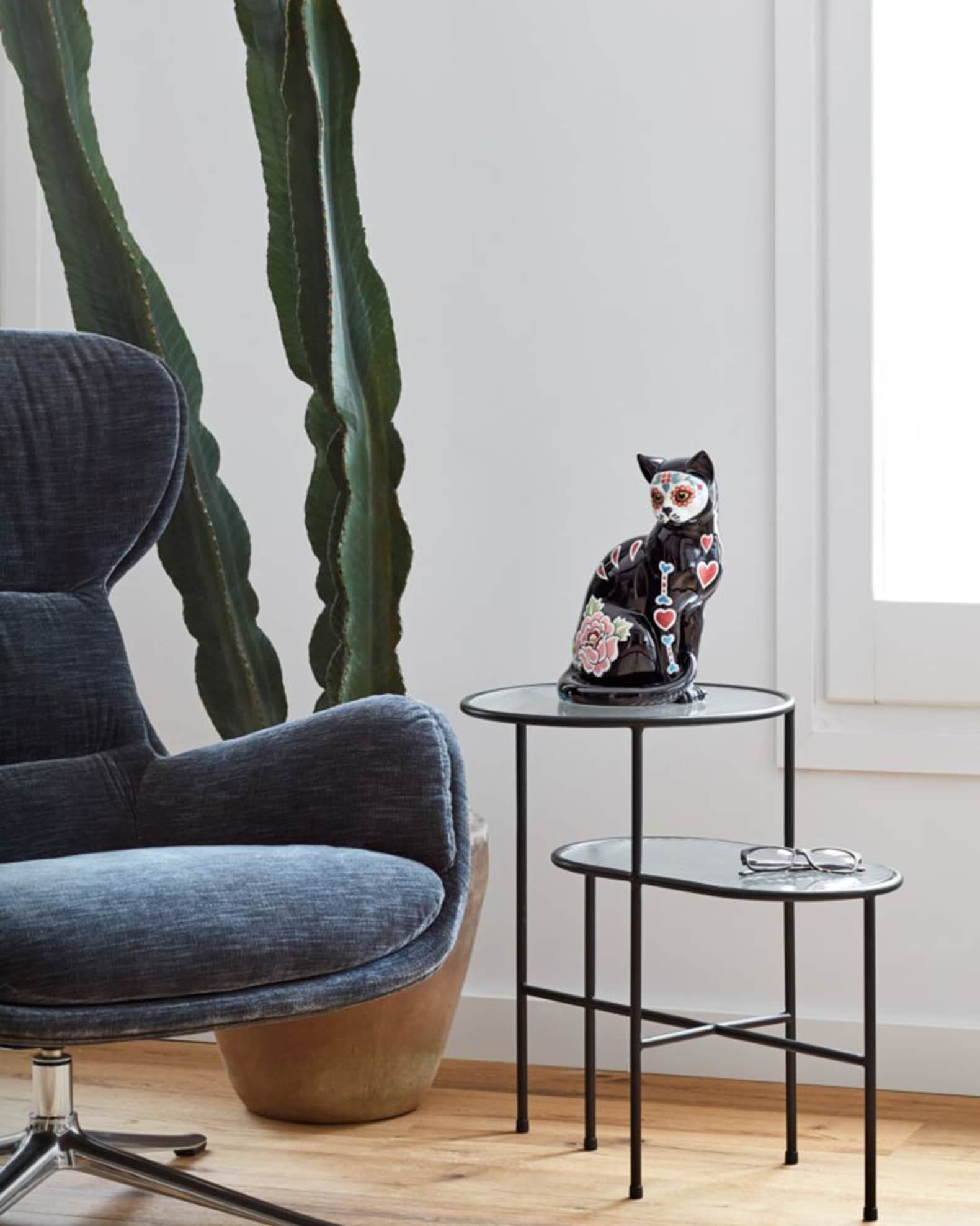 Lladro Catrina Cat Porcelain Figurine | Neiman Marcus