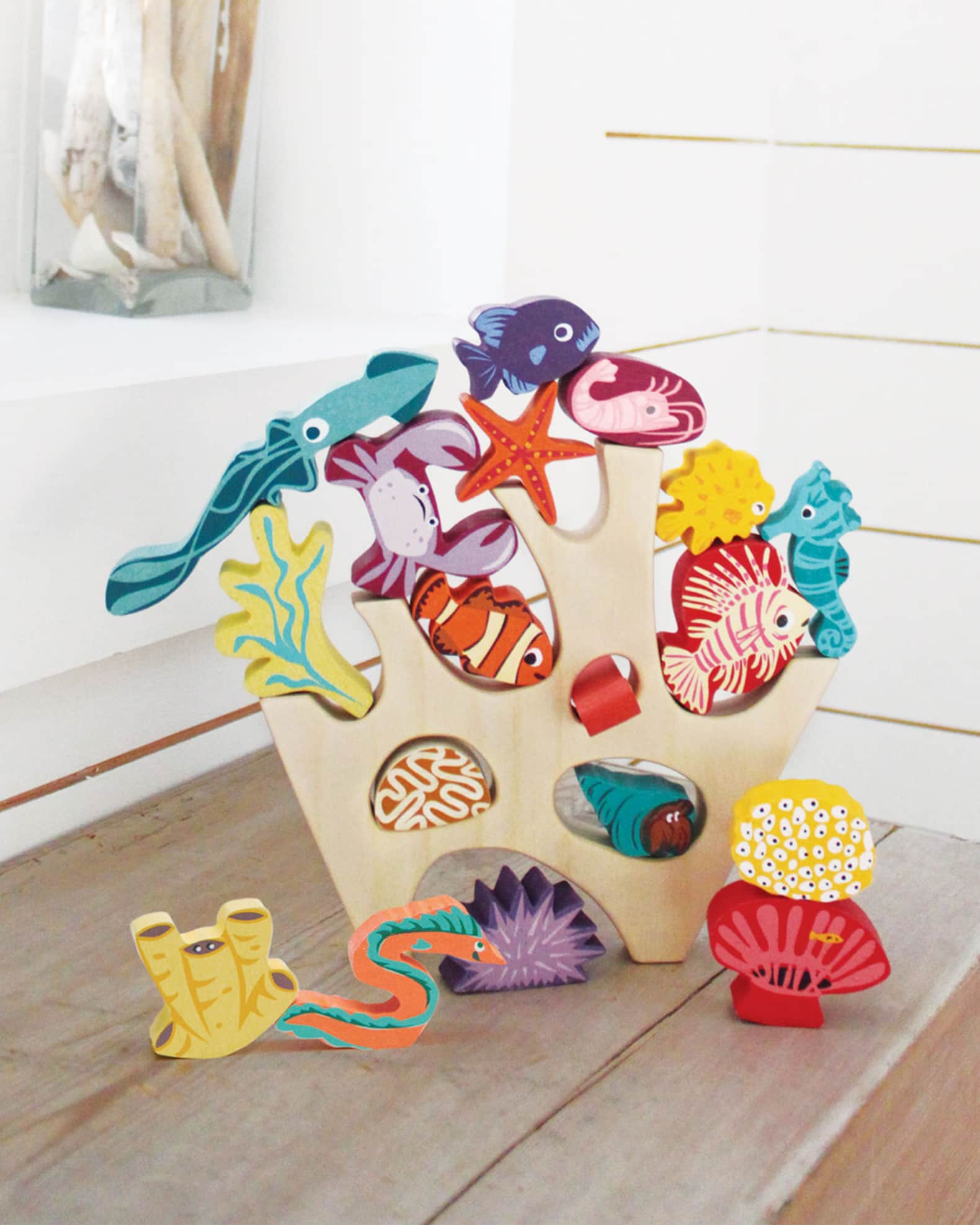 Tender Leaf Toys Stacking Coral Reef Play Set | Neiman Marcus