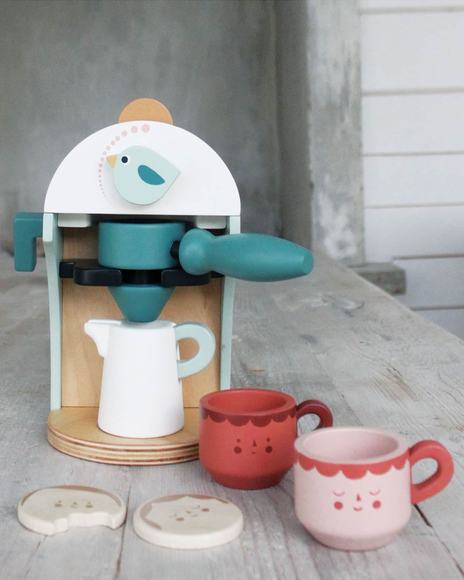 Tender Leaf Toys Kid's Babyccino Toy Coffee Maker | Neiman Marcus