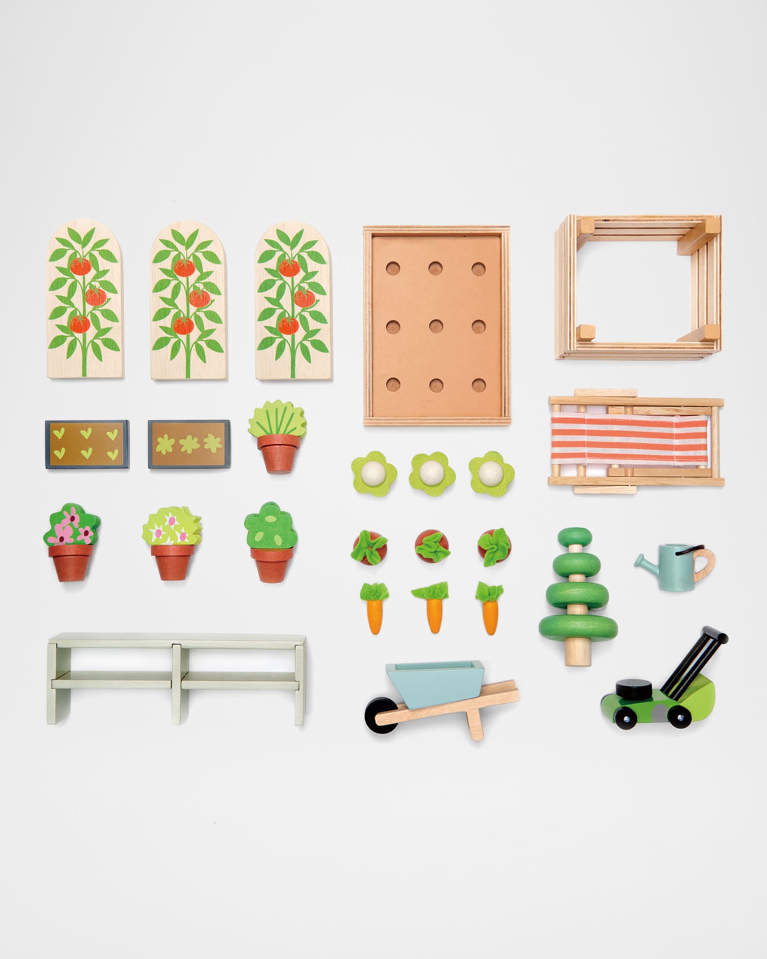 Tender Leaf Toys Greenhouse and Garden Wooden Toy Set | Neiman Marcus